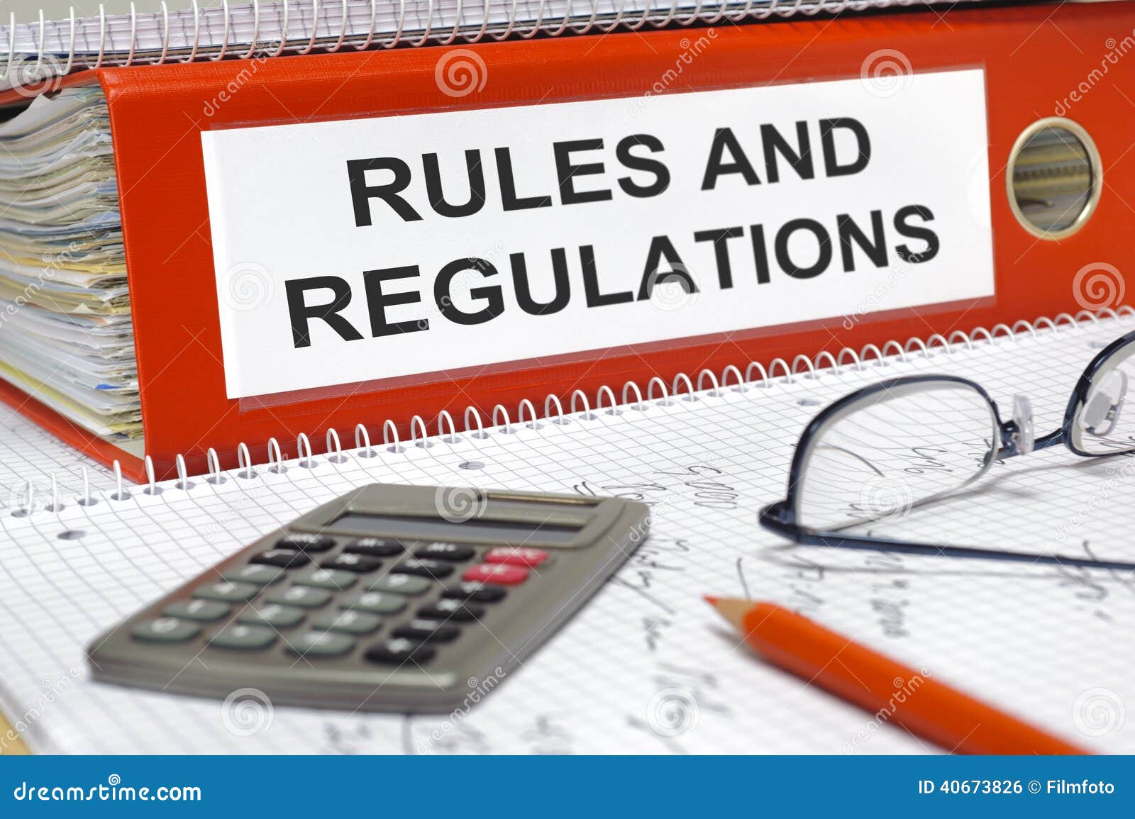 Règles et règlements photo stock. Image du dépliant, paragraphe - 40673826
