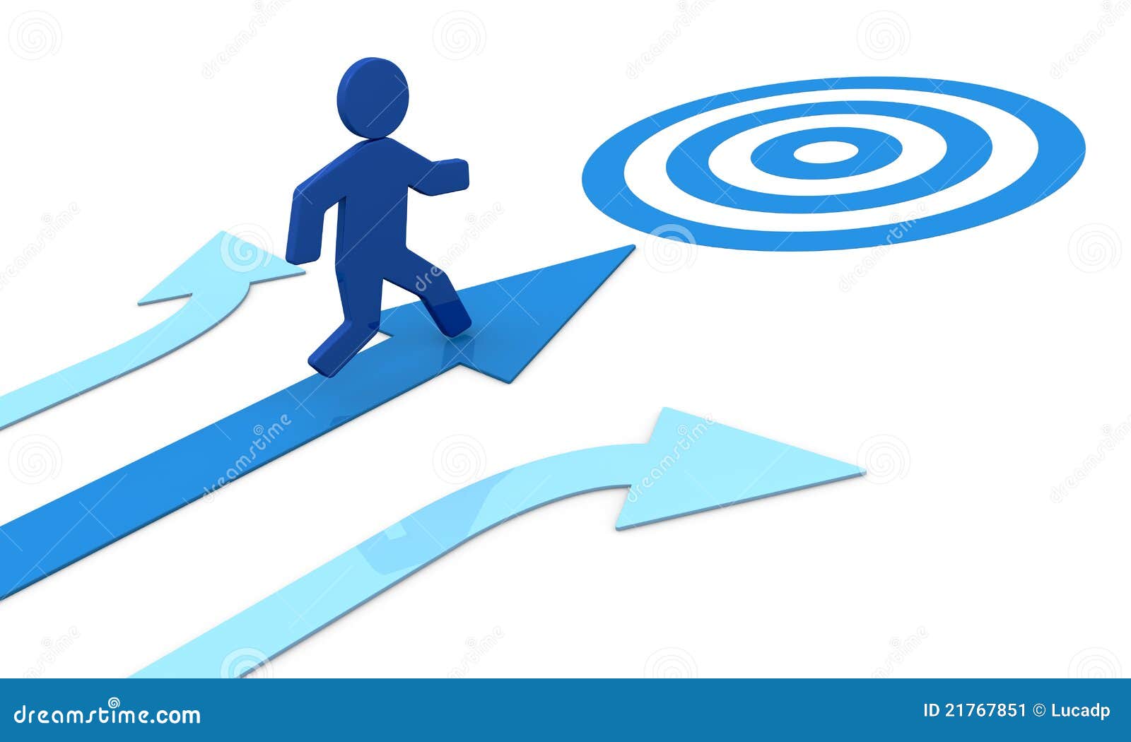 Réussite professionnelle illustration stock. Illustration du coup ...