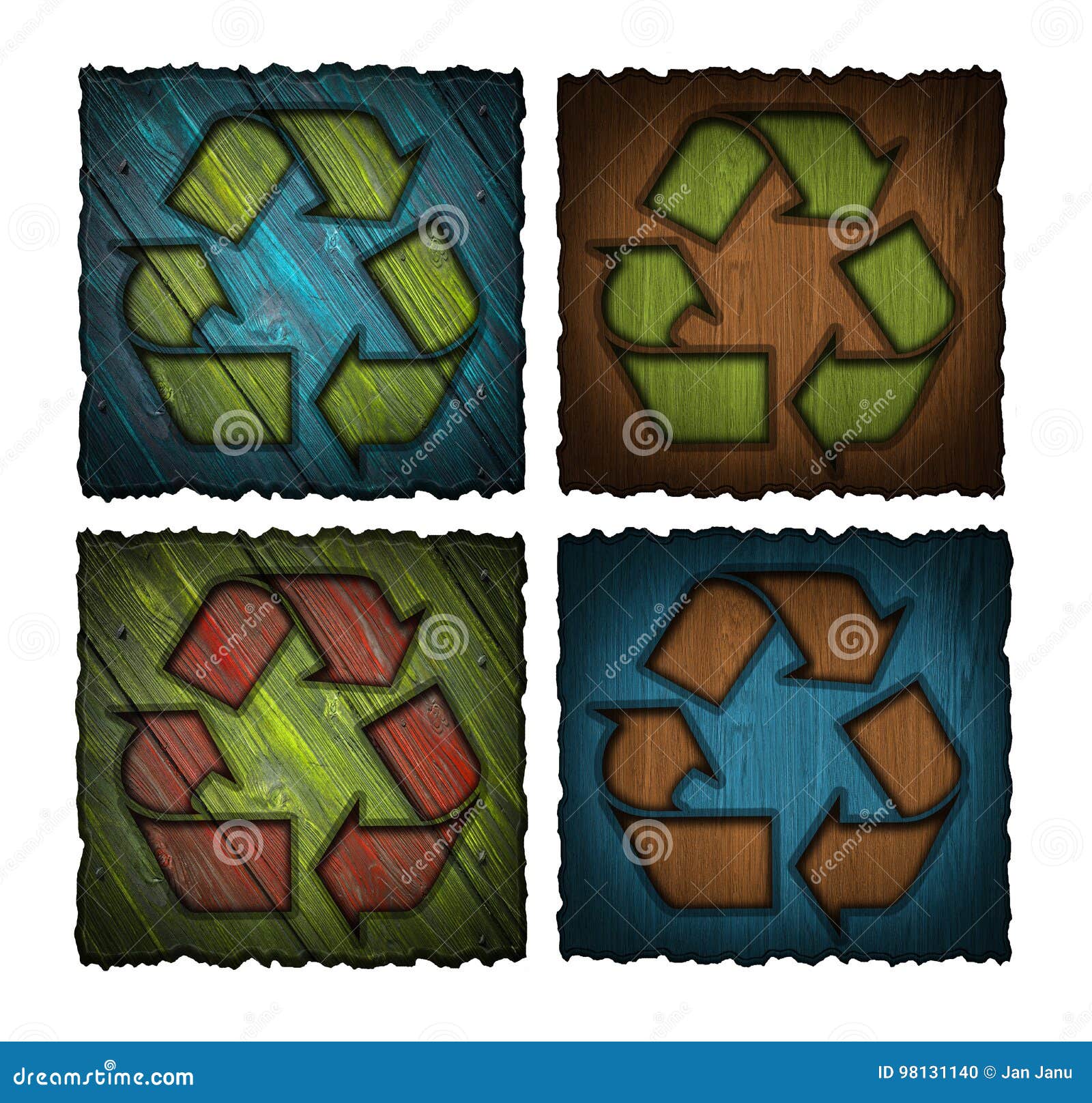 Réutilisation du symbole illustration stock. Illustration du conception ...