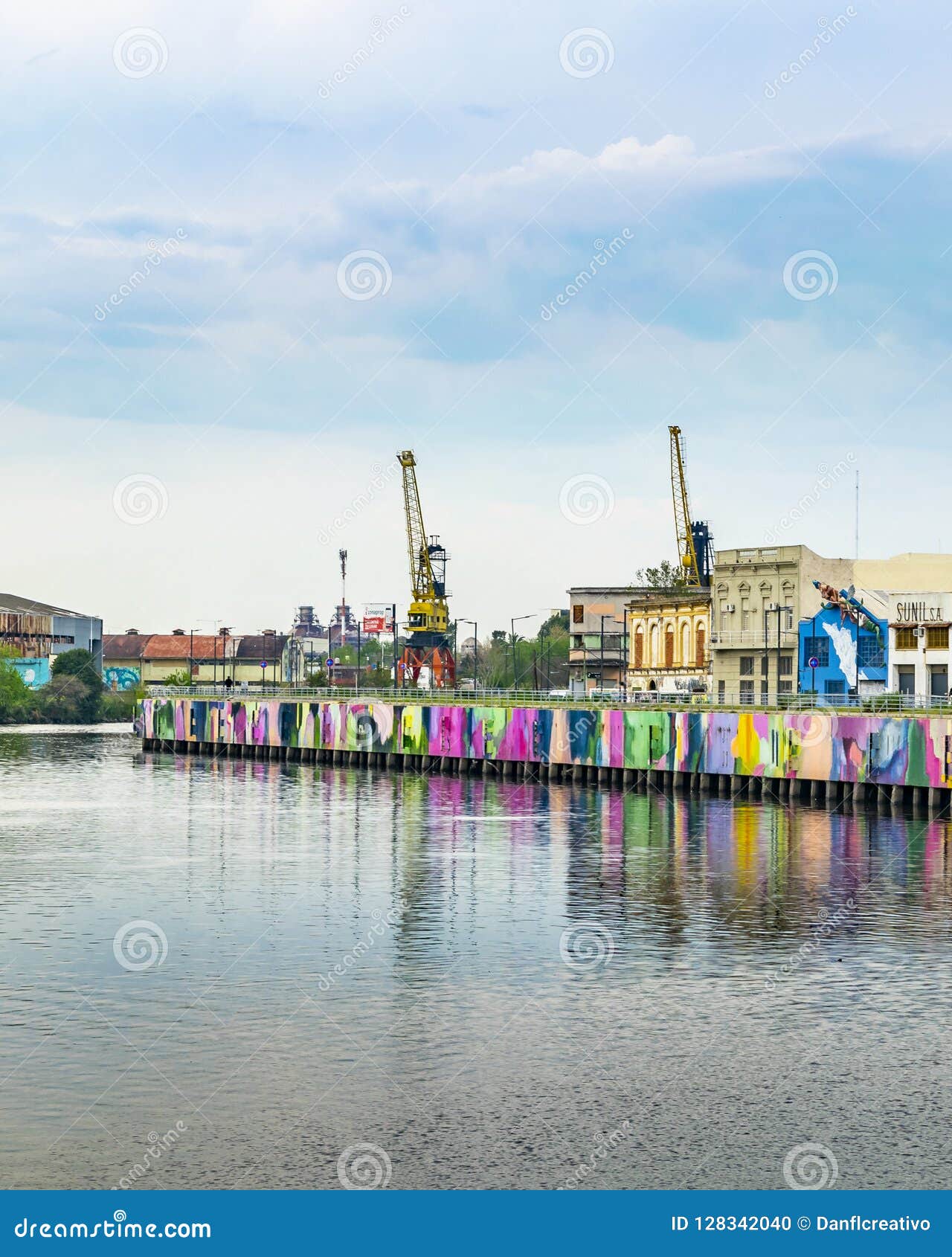 Río De Riachuelo, La Boca, La Argentina Imagen editorial - Imagen de ...