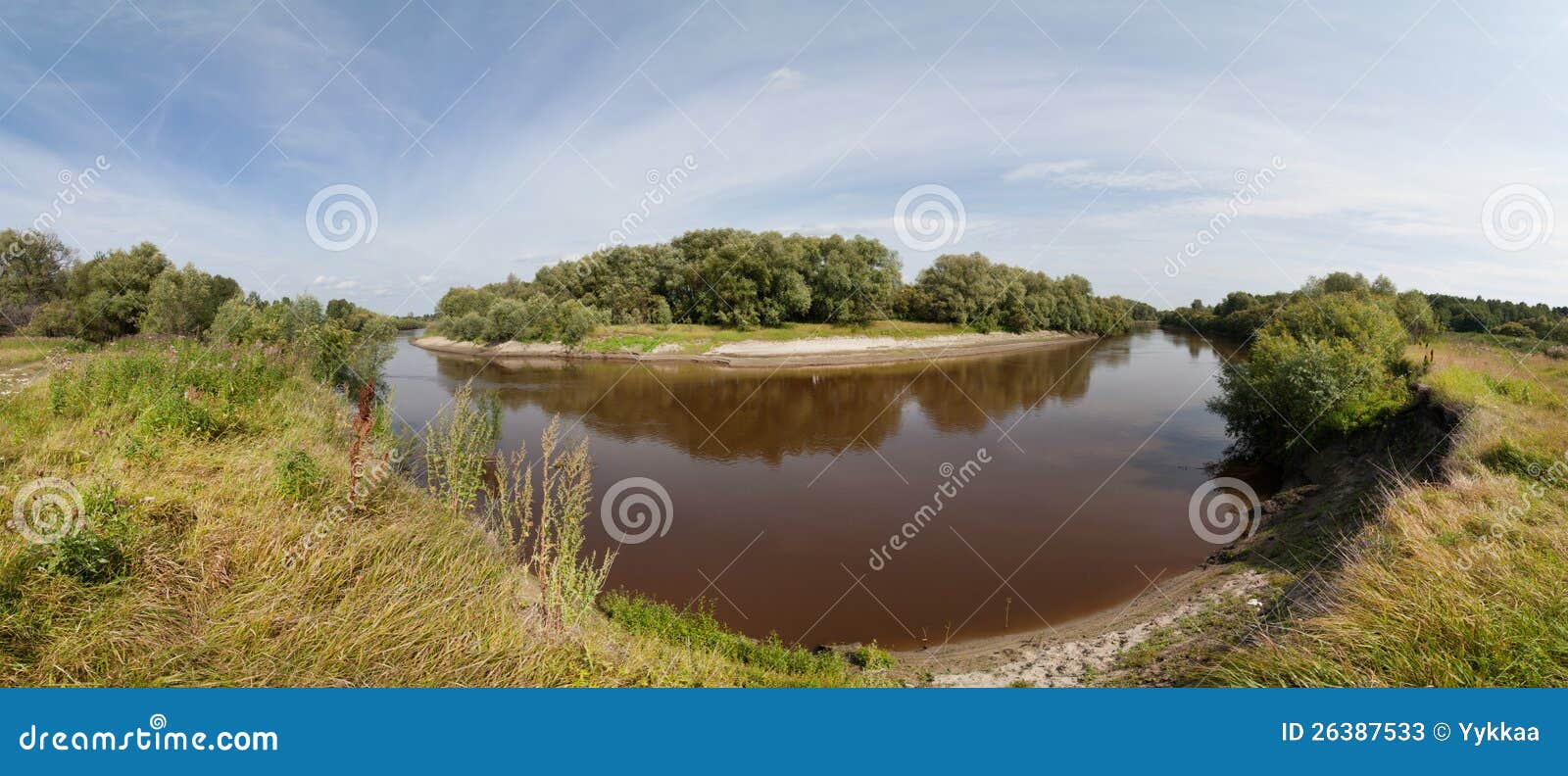 Río De Tara Cerca De La Aldea De Okunevo. Imagen de archivo - Imagen de ...