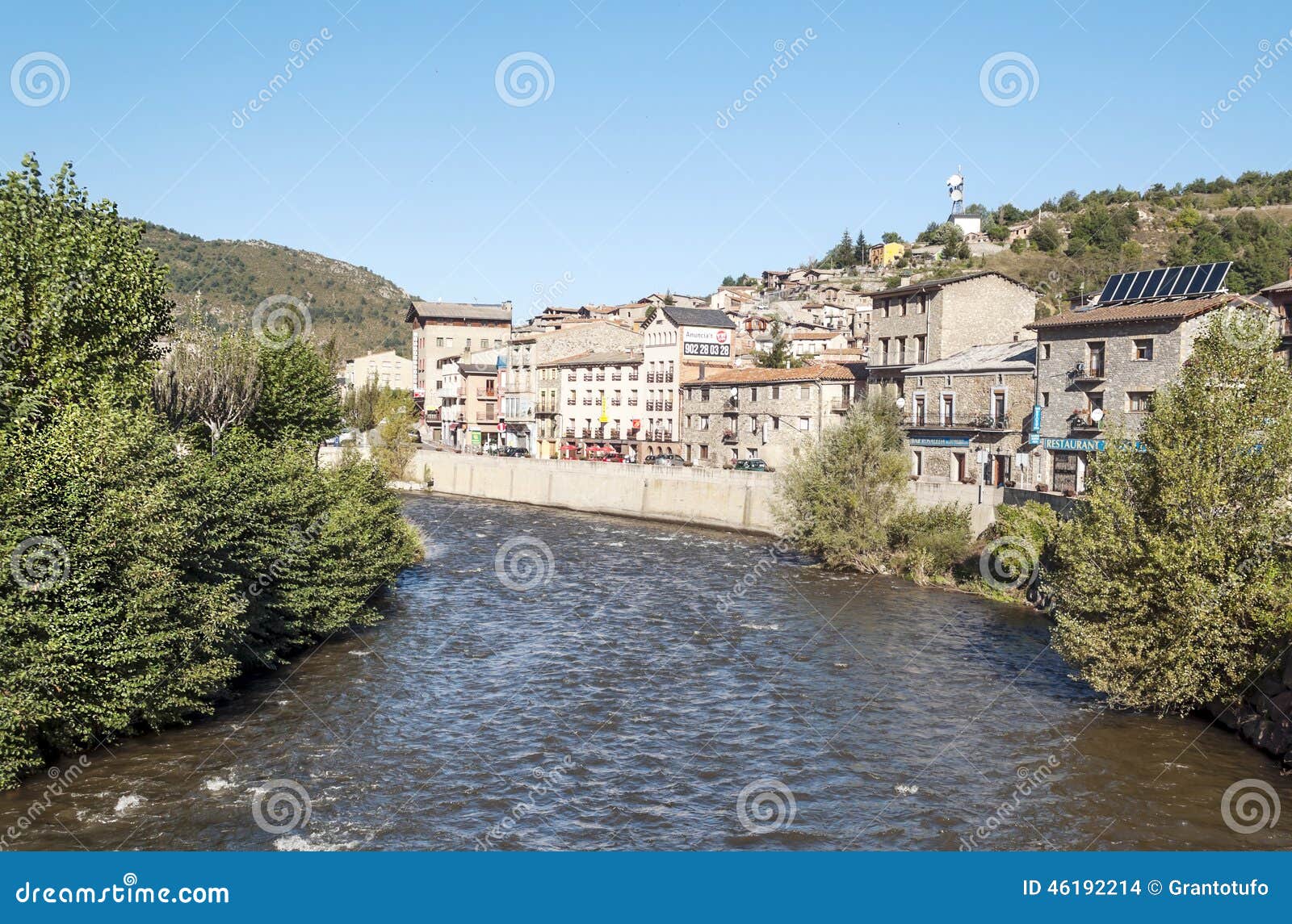 Río Segre imagen de archivo editorial. Imagen de exterior - 46192214