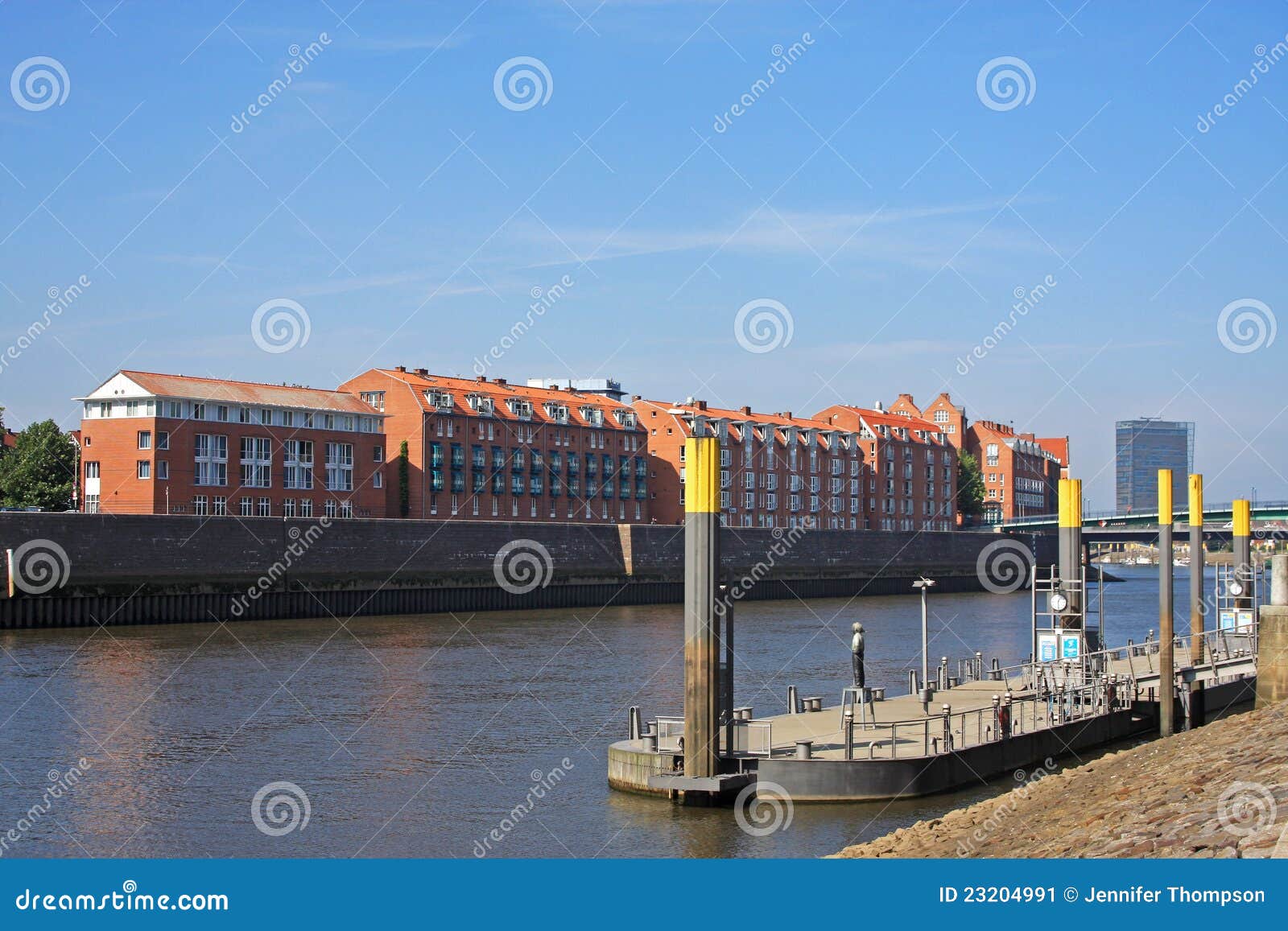 Río Weser, Bremen imagen de archivo. Imagen de alemania - 23204991