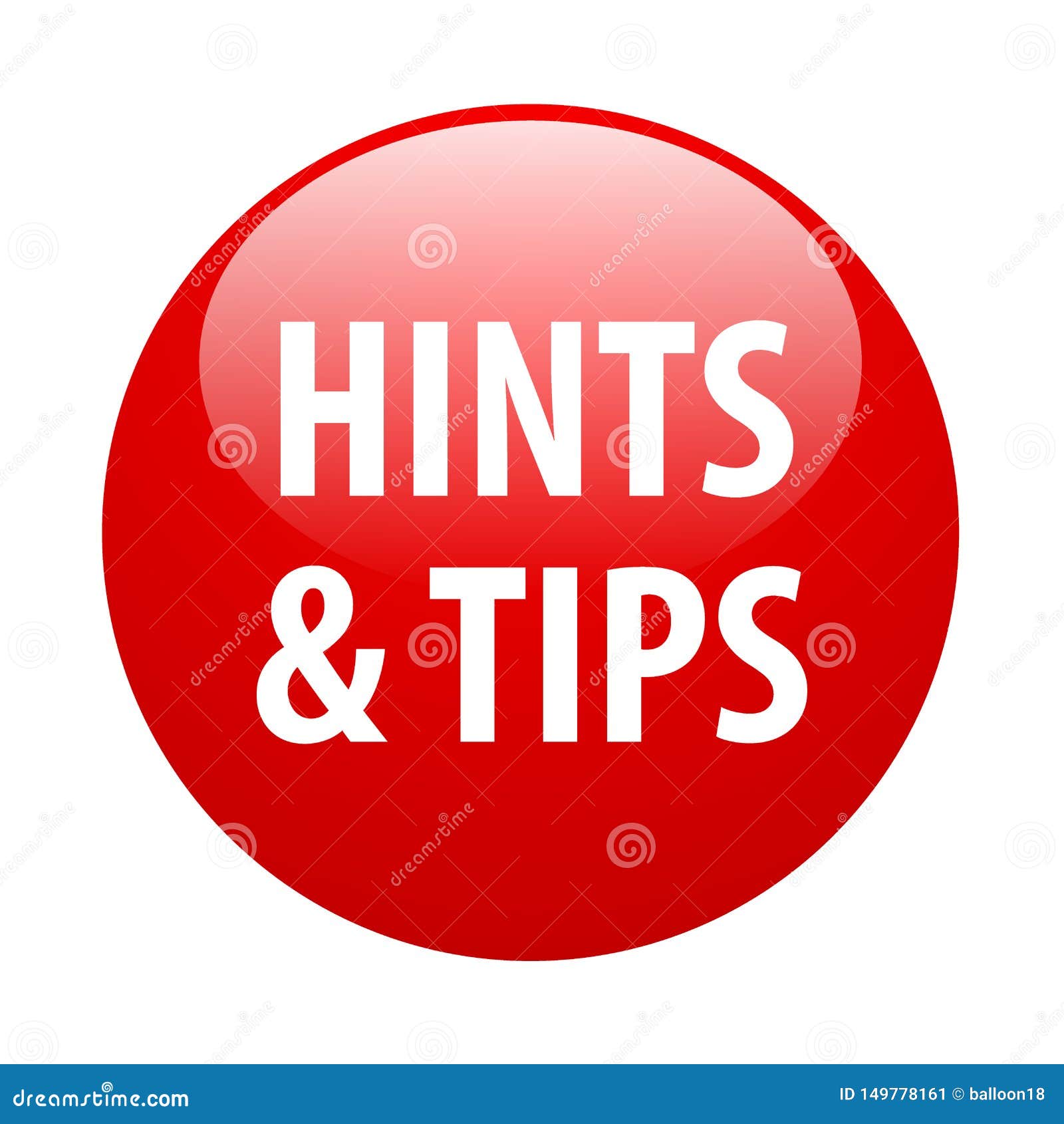 Hints and tips stock vector. Illustration of business - 149778161