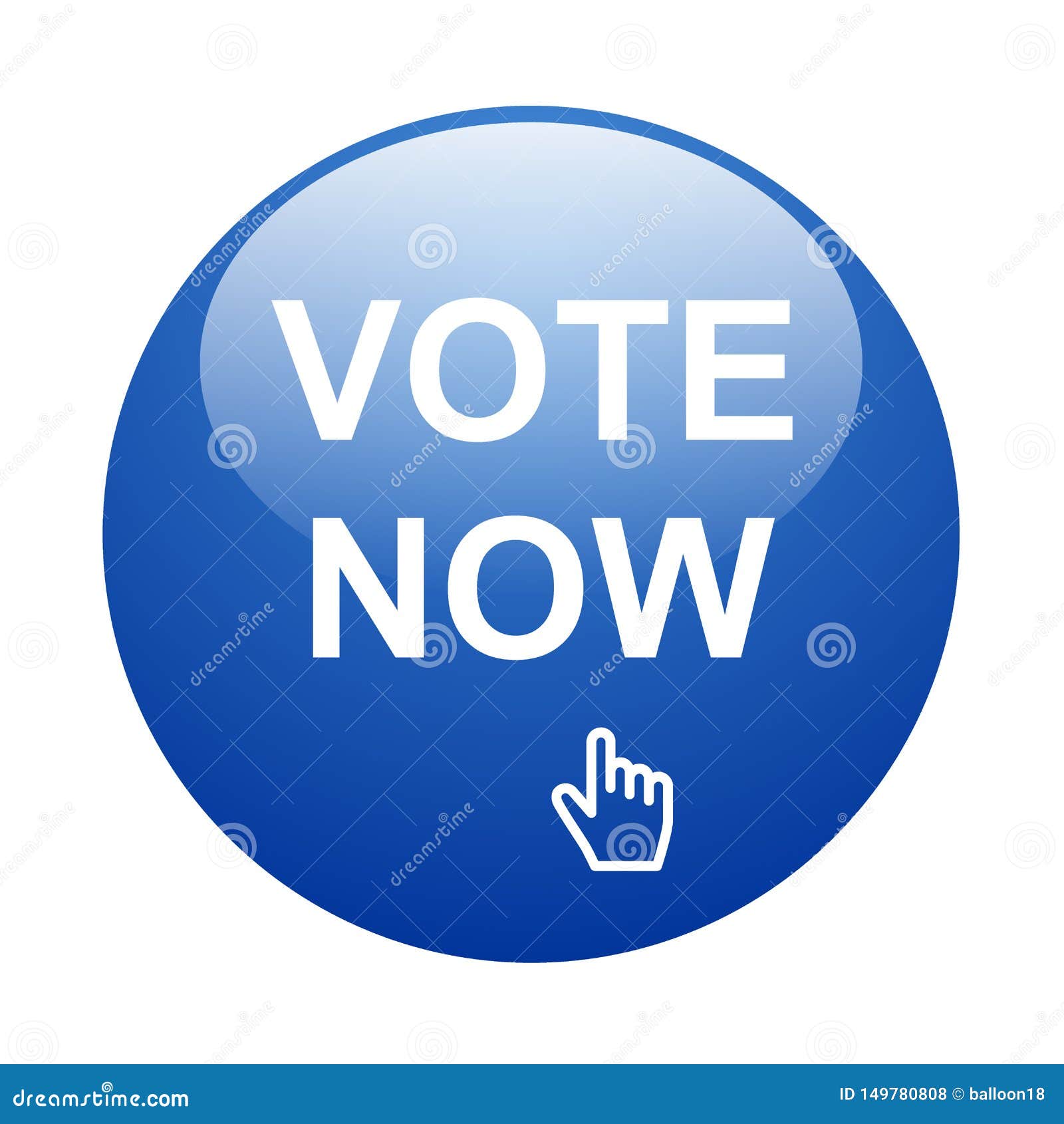 Vote now stock vector. Illustration of business, buttons - 149780808
