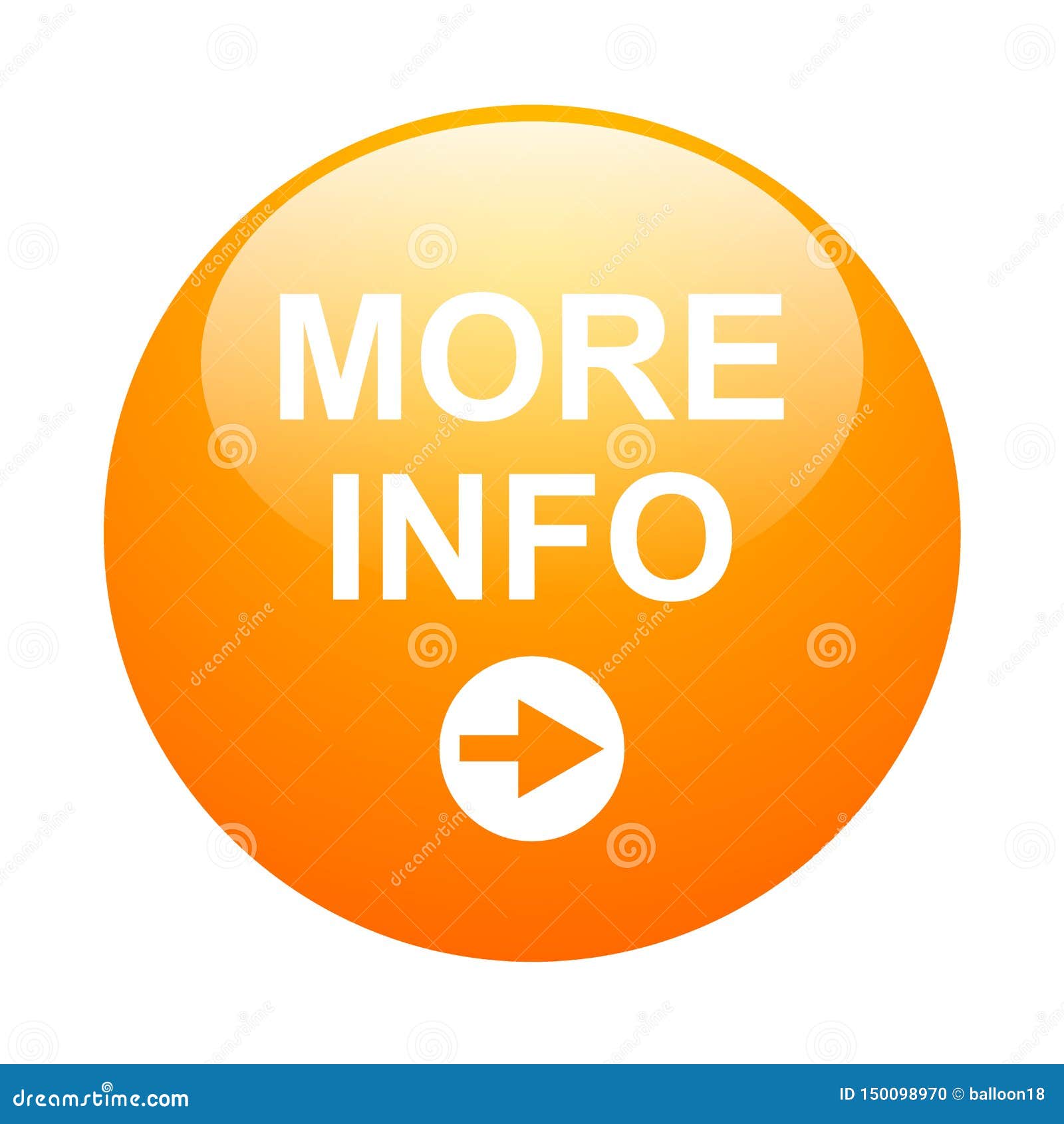 More info button stock vector. Illustration of choice - 150098970