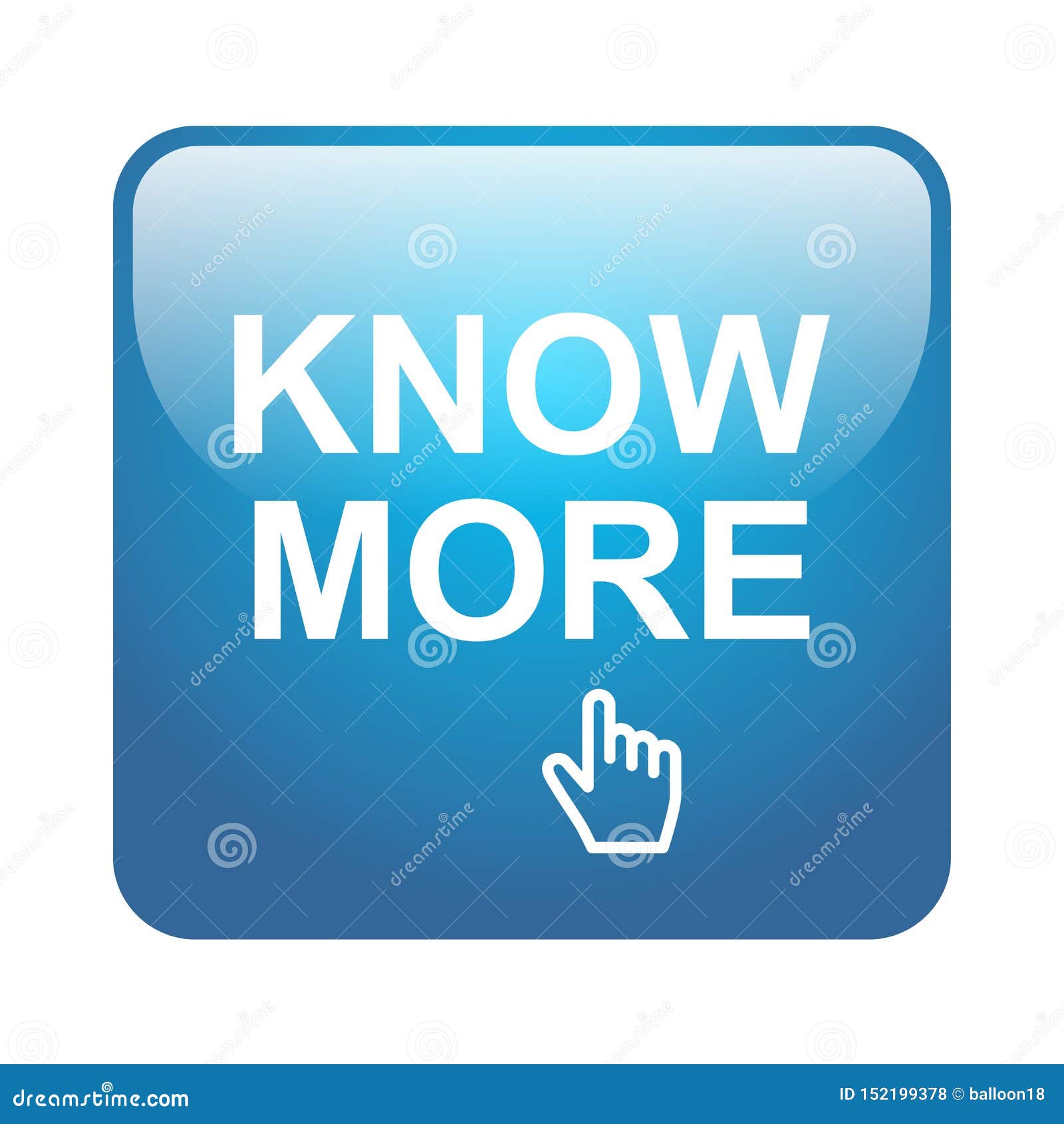 Know more stock vector. Illustration of glossy, background - 152199378