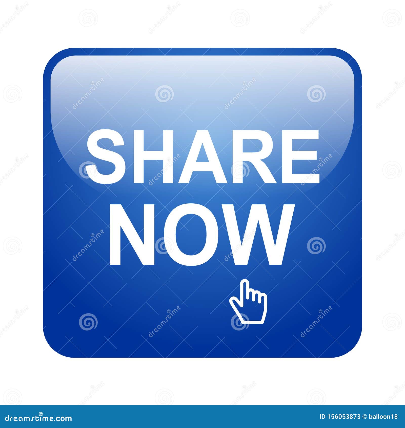 Share now stock vector. Illustration of button, connection - 156053873