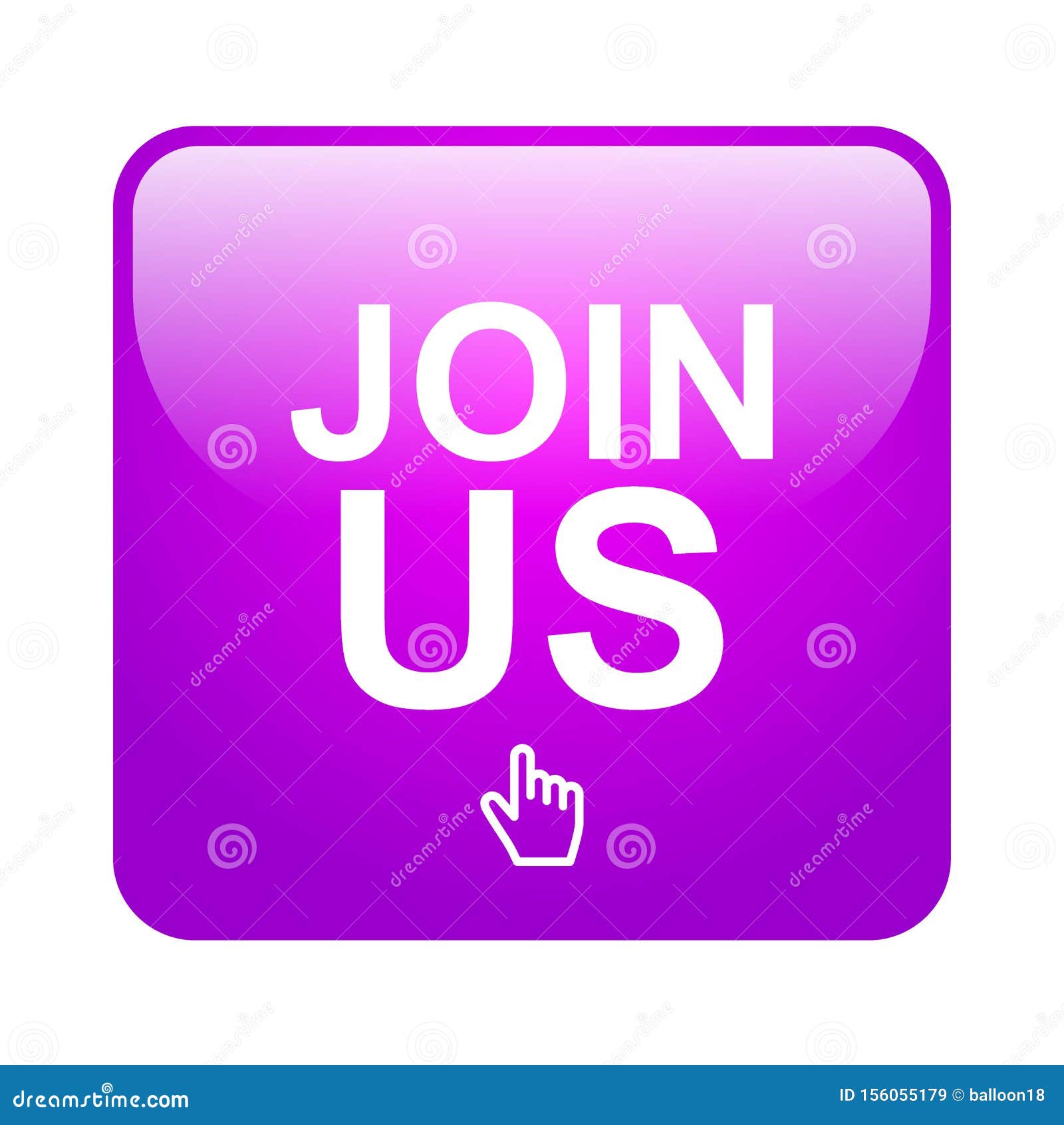 Join us stock vector. Illustration of membership, icon - 156055179