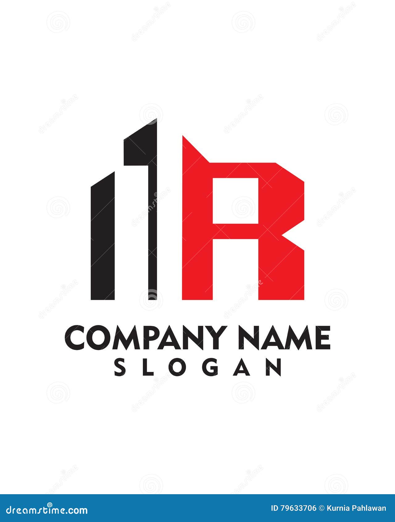 R Building stock vector. Illustration of logo, simple - 79633706