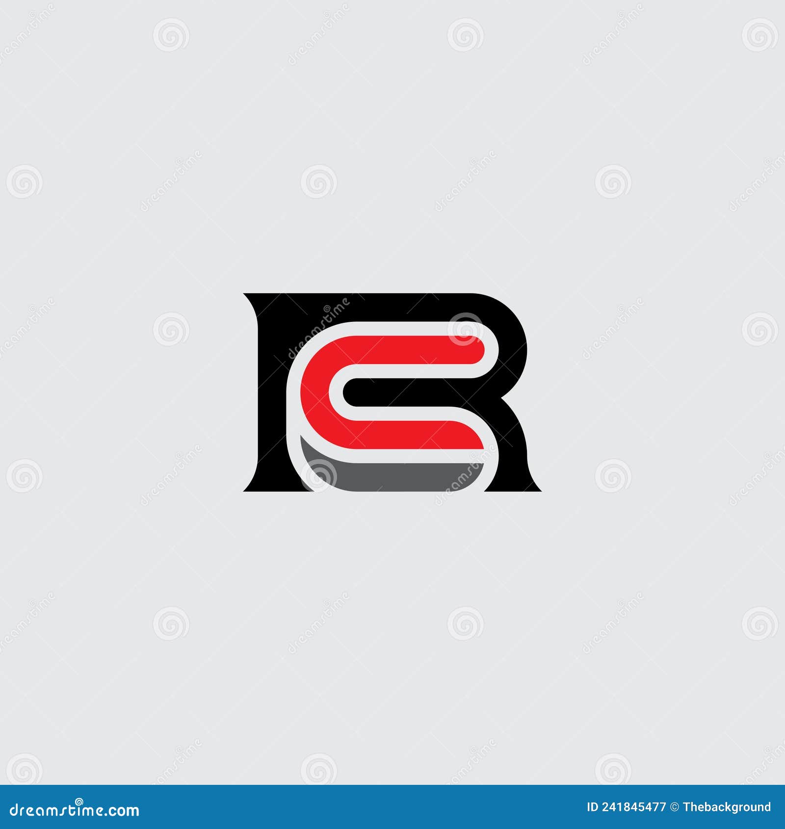 R and C - Logo or Initials. CR - Logotype or Monogram Stock Vector ...