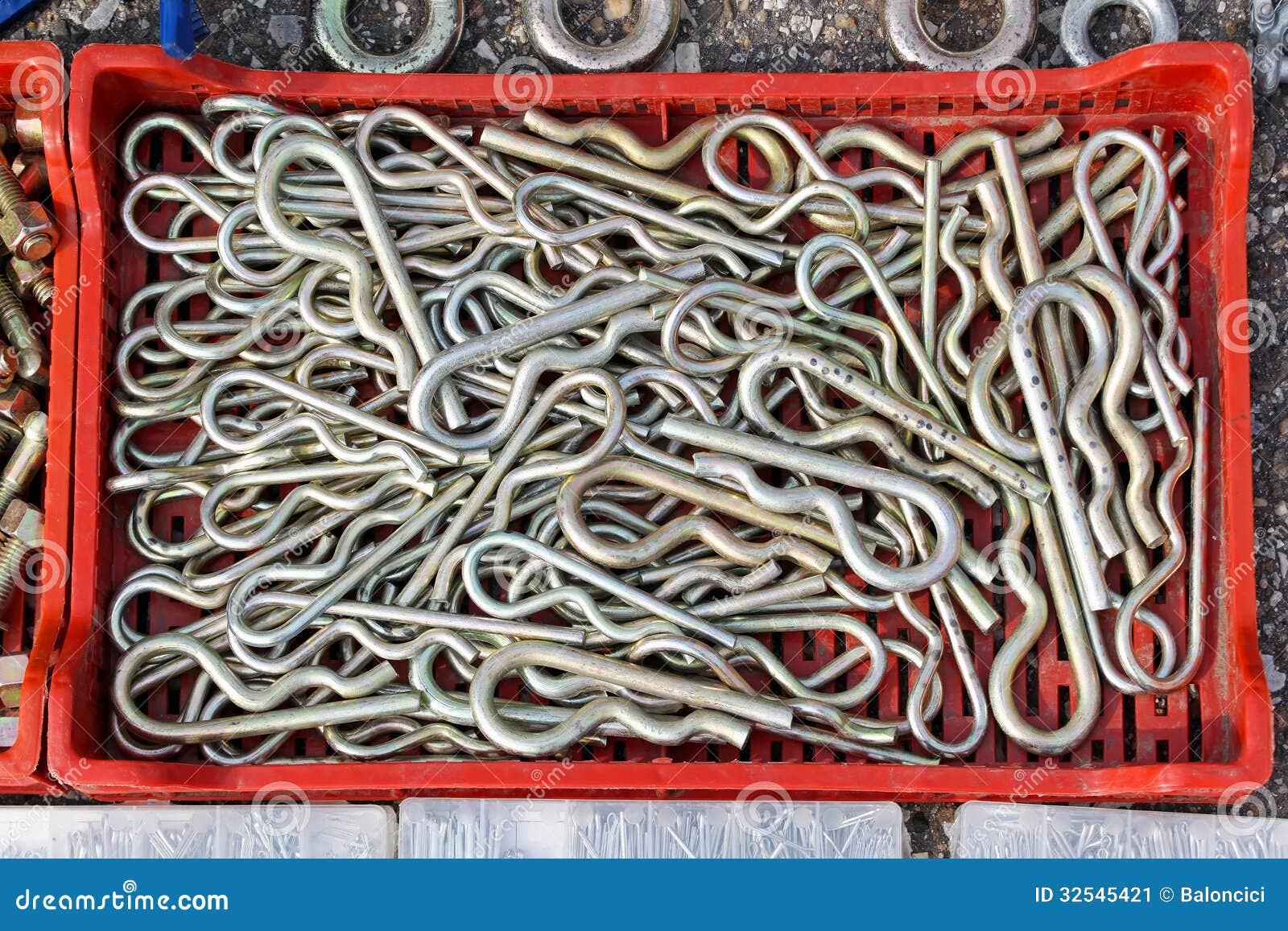 R clips stock image. Image of fastener, cotter, rpin - 32545421