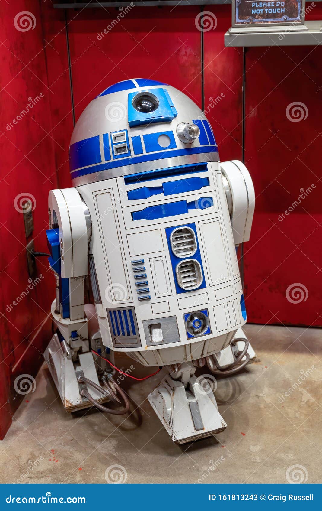 R2D2 Droid on Display at Batuu Editorial Stock Photo - Image of galaxys ...