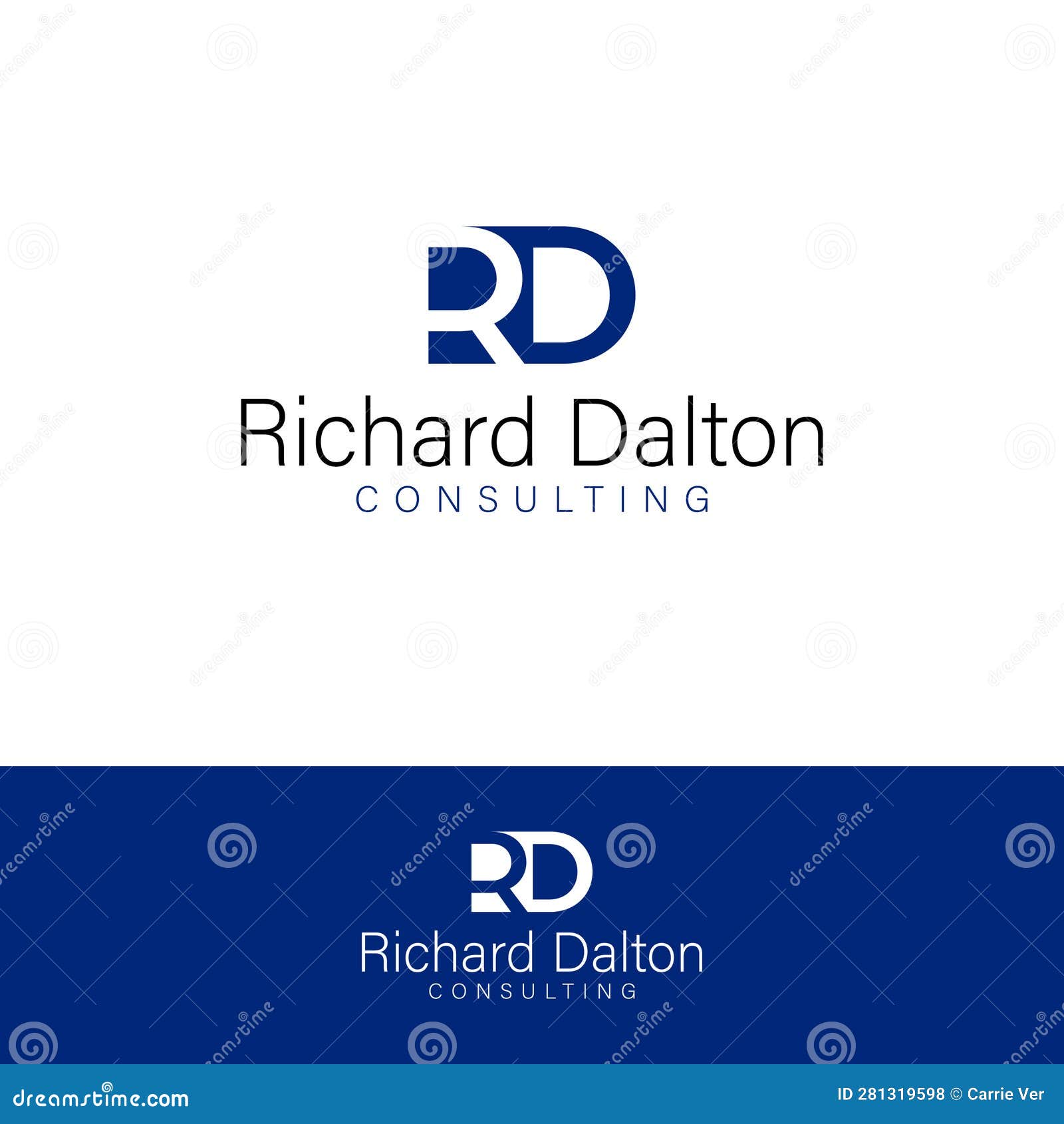 R and D Logotype. RD Initials Logo Template Stock Vector - Illustration ...