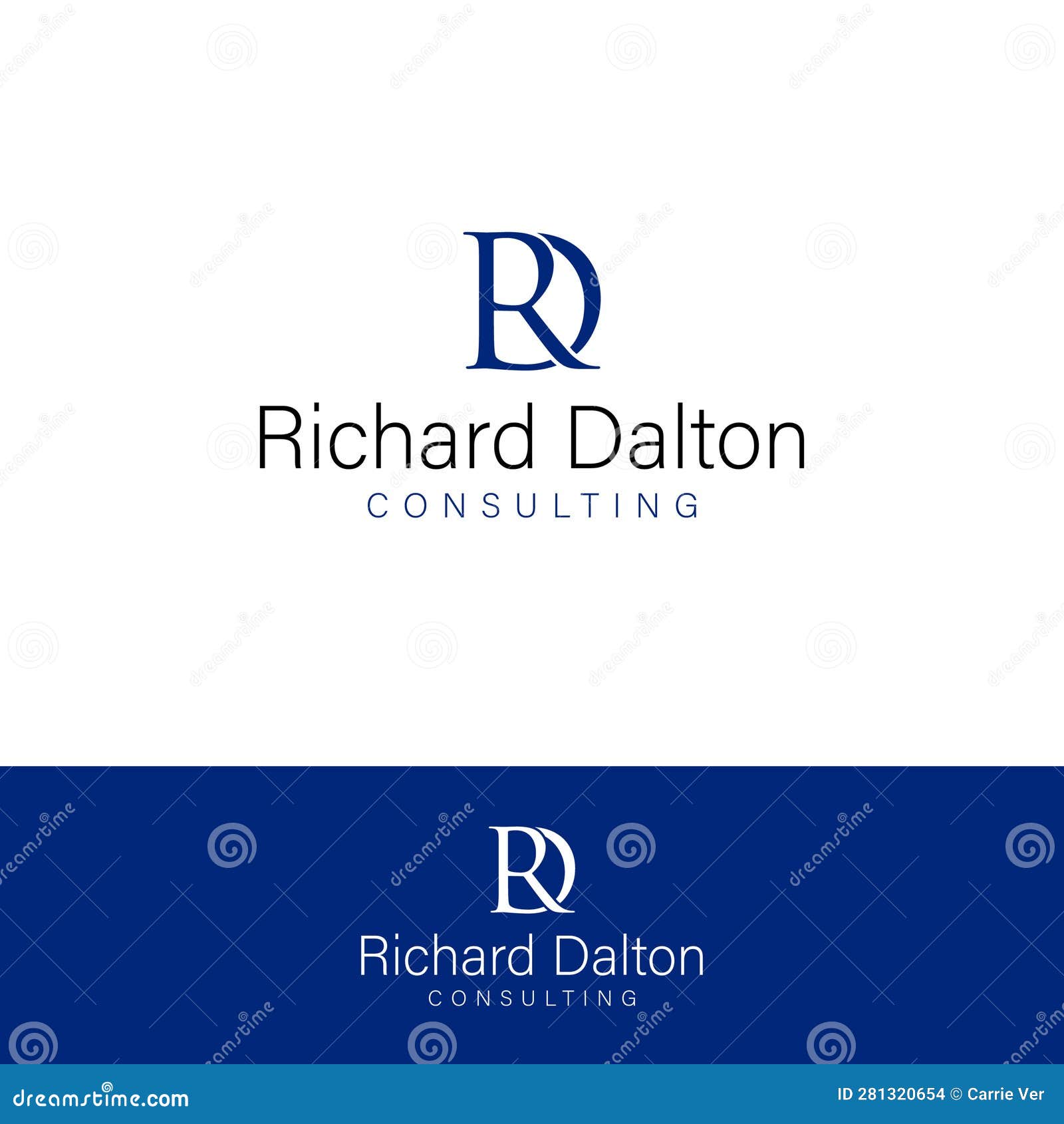 R and D Logotype. RD Initials Logo Template Stock Vector - Illustration ...