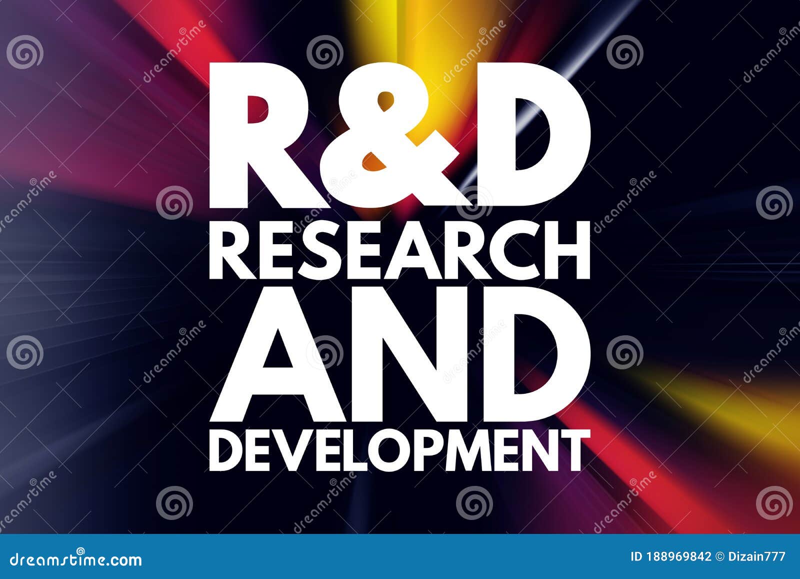 R&D - Research and Development Acronym, Business Concept Background ...