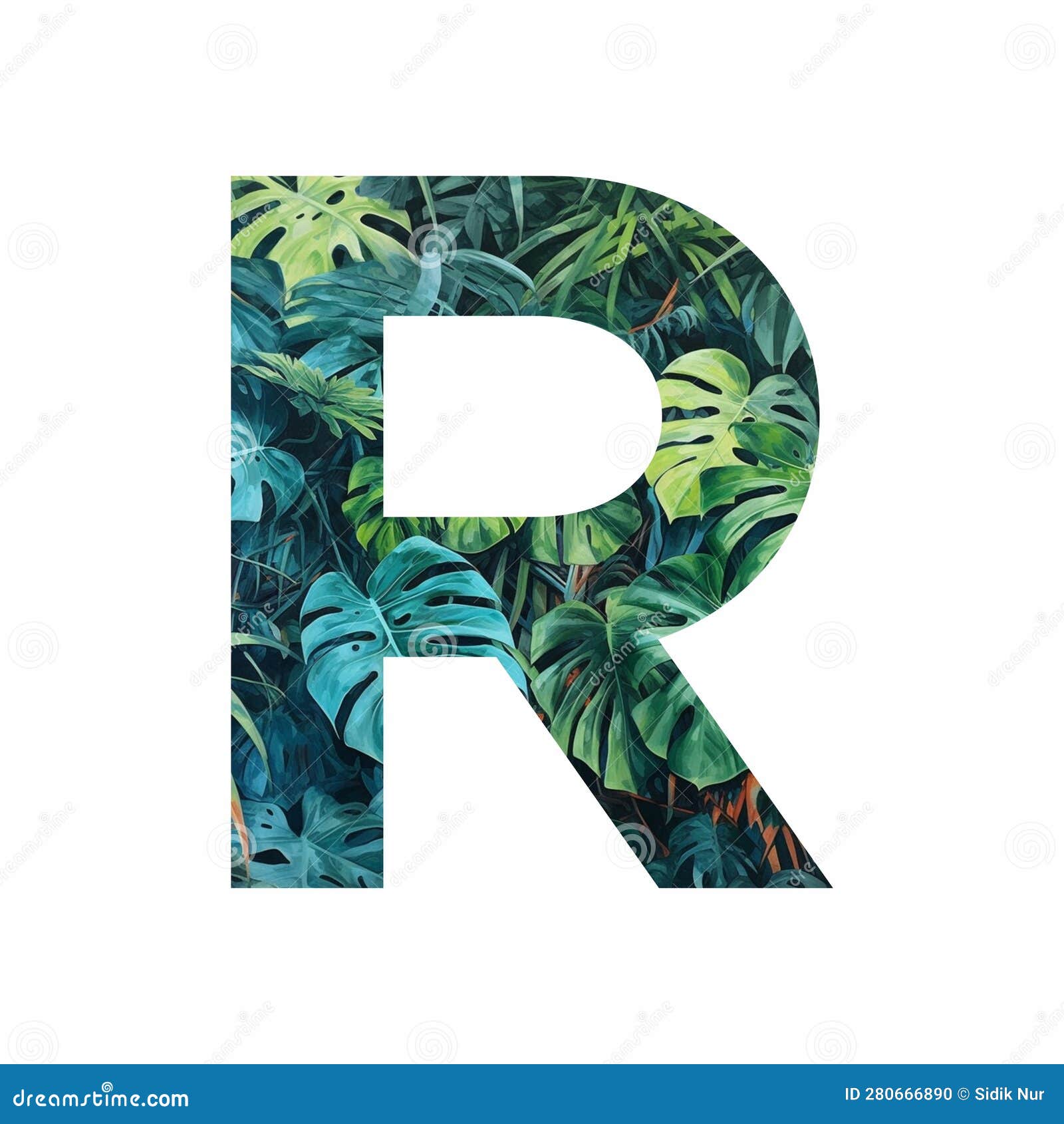 R green wallpaper stock illustration. Illustration of leaf - 280666890