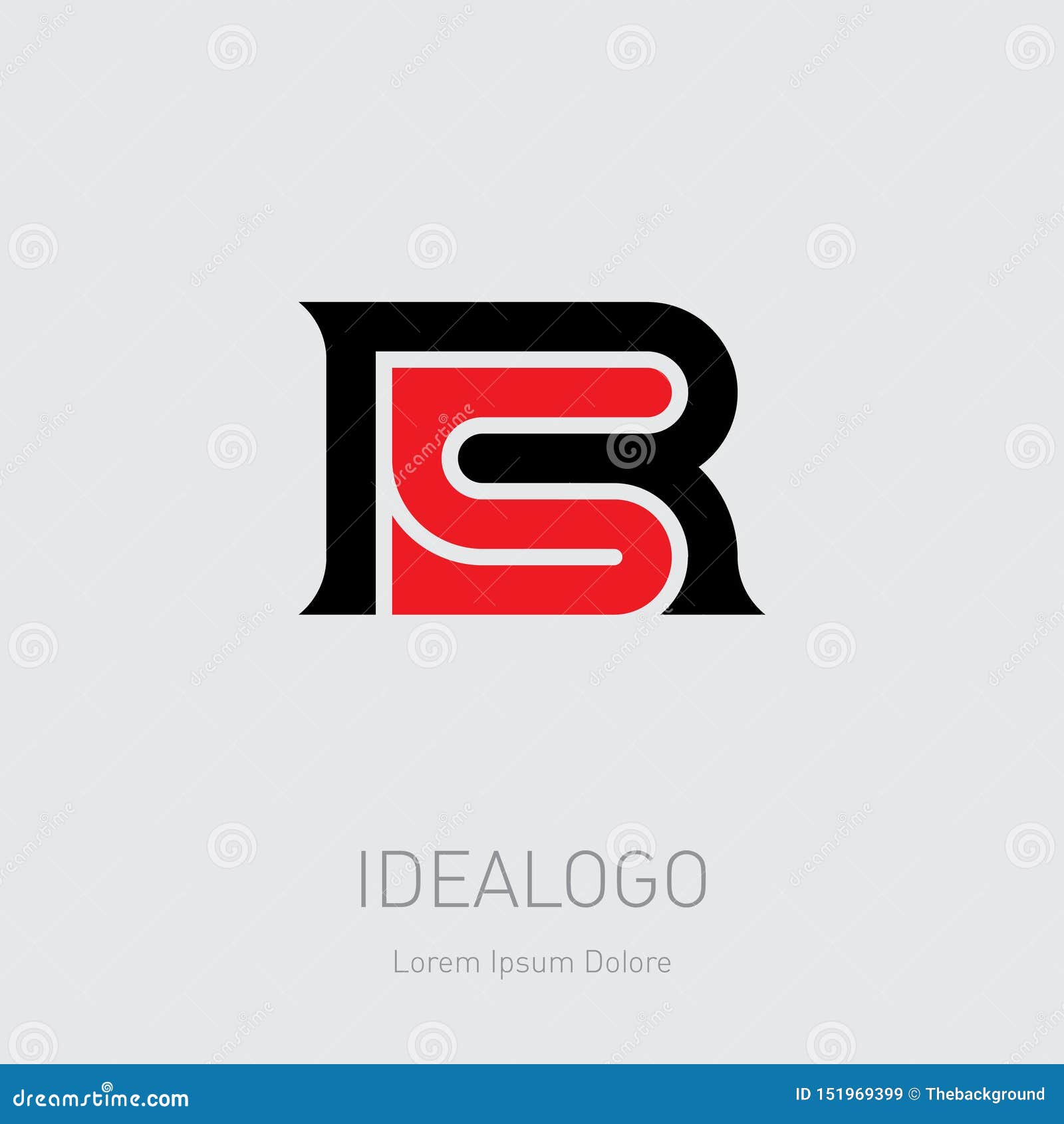 R and 5 Initial Logo. R5 Initial Monogram Logotype. 5R - Design Element ...