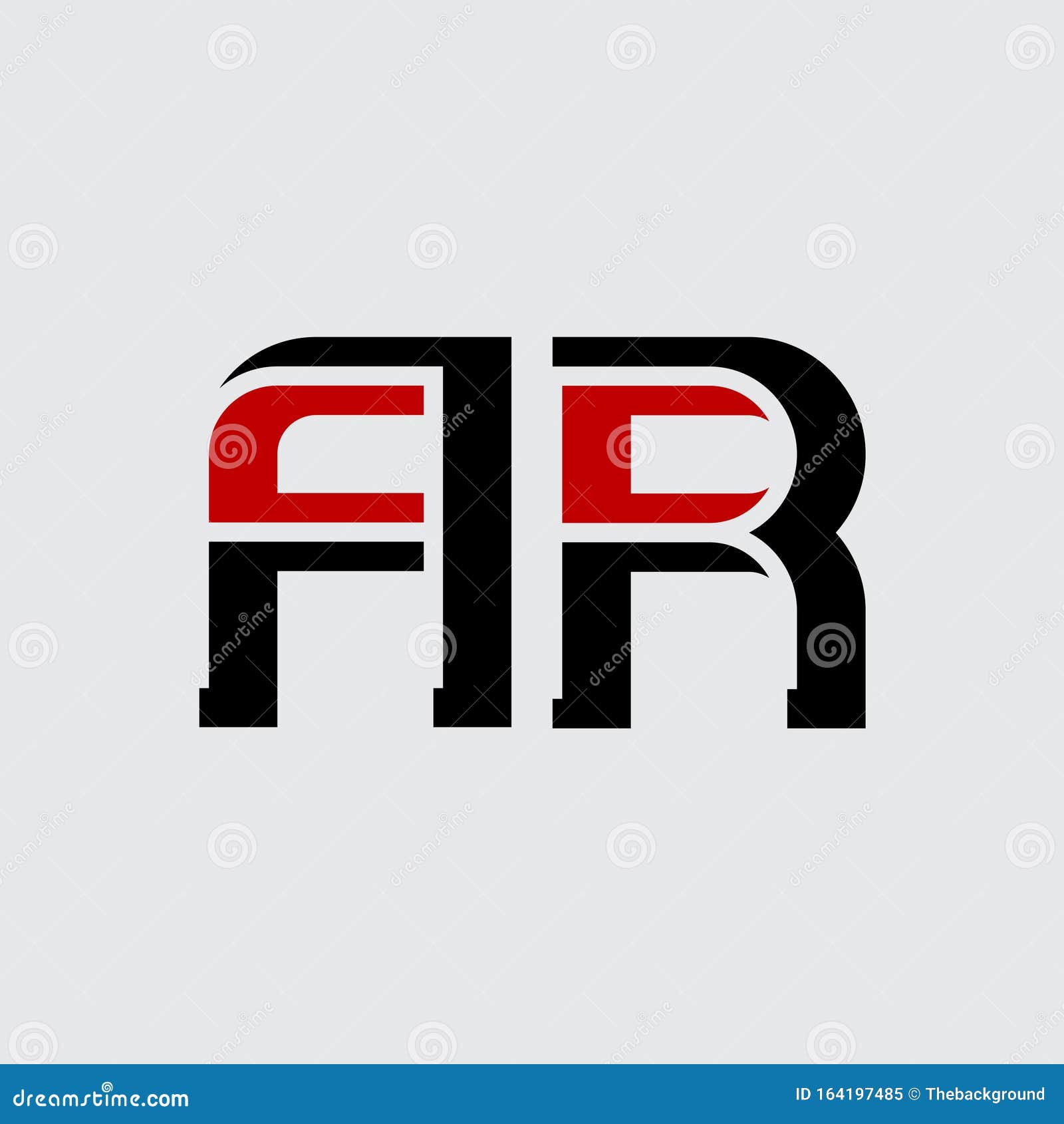 A and R - Initials or Logo. AR - Monogram or Logotype Stock Vector ...