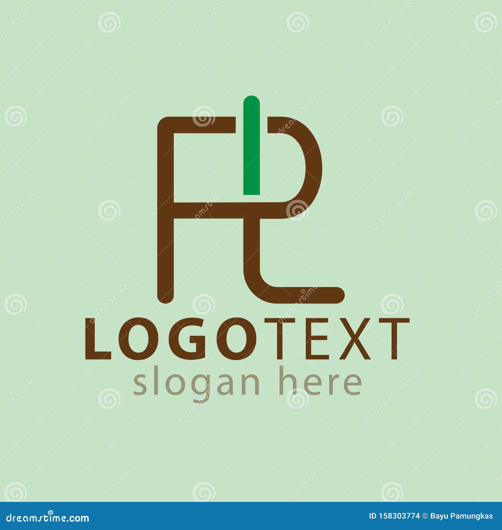 R L Initial Letter Logo Icon Vector Template Stock Vector ...