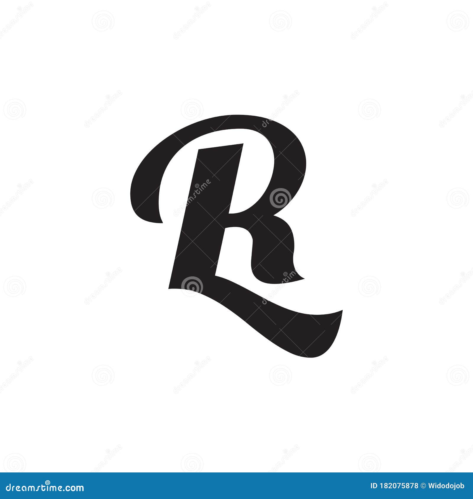 R L / L R Letter Logo Design Vector Stock Vector - Illustration of logo ...