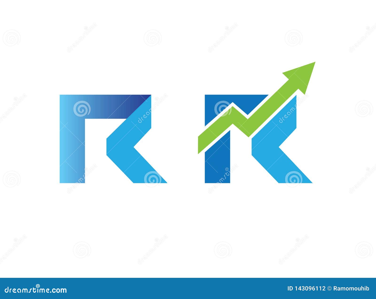 R Letter Arrow Logo Element for Logo Design Stock Illustration ...