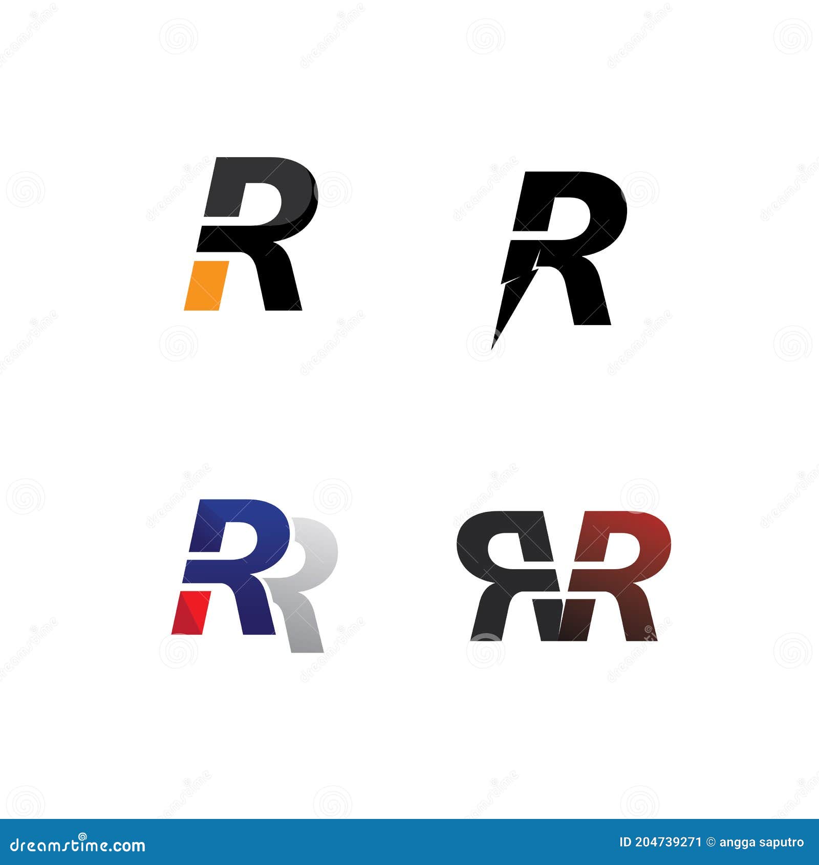 R Letter Arrow Vector Illustration Icon Stock Vector - Illustration of ...