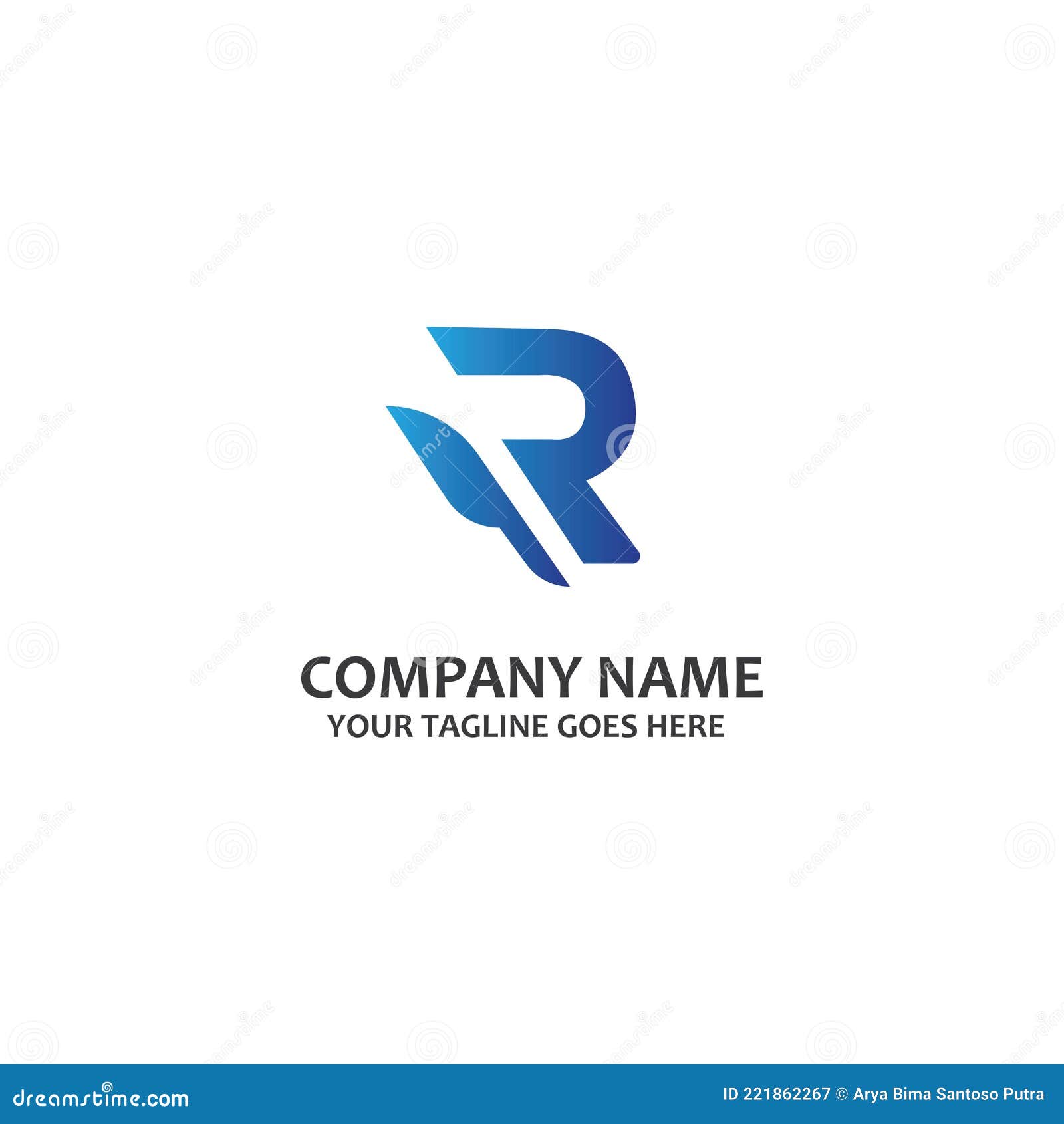 R Letter Arrow Vector Illustration Icon Stock Vector - Illustration of ...