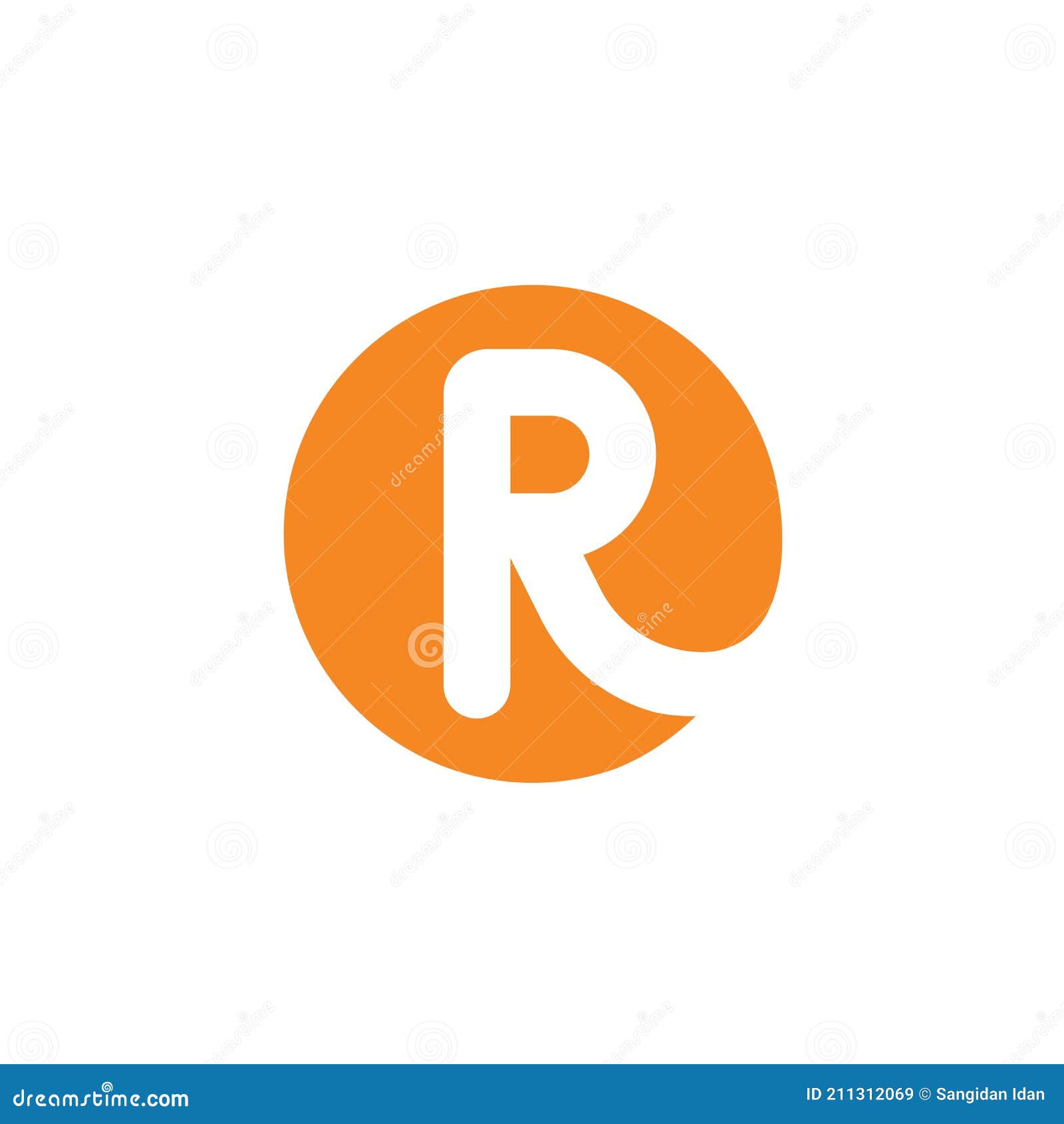 R Letter Icon Business Vector Design Stock Vector - Illustration of ...