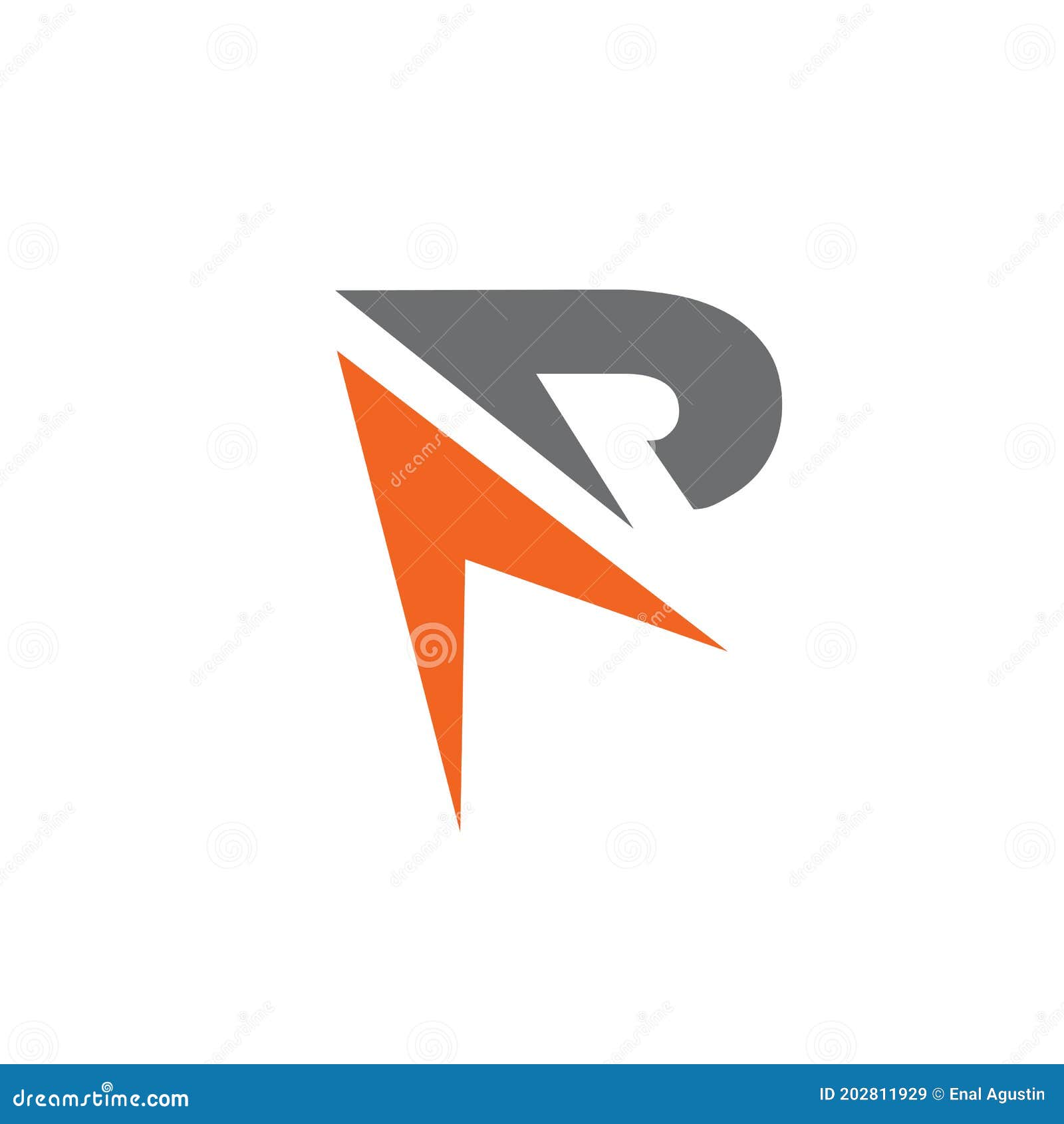 R Letter Icon Logo Design Template Stock Vector - Illustration of font ...