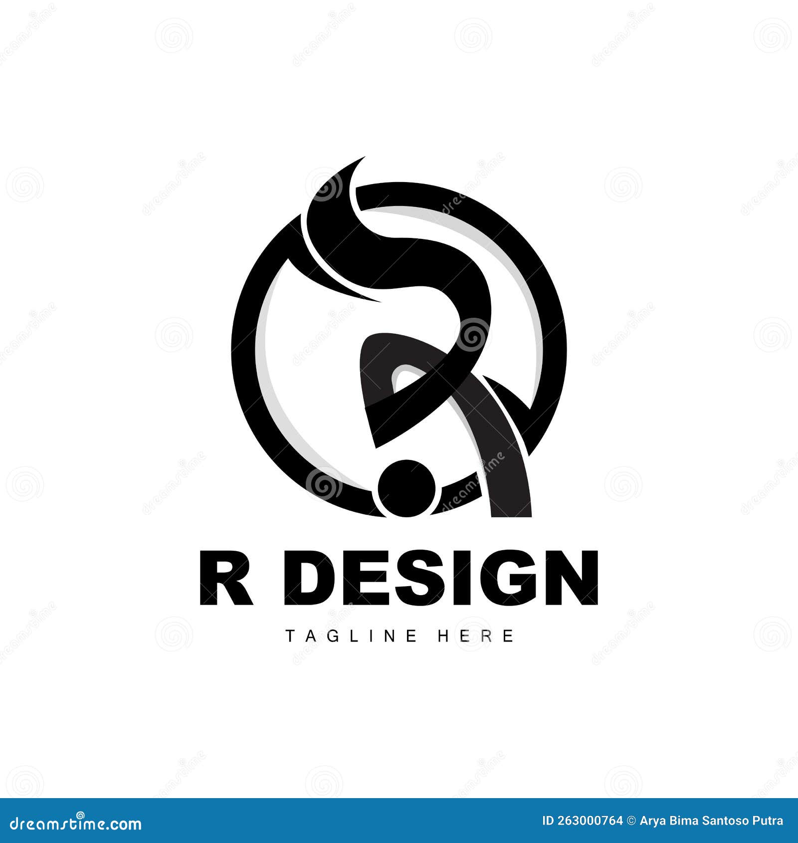 R Letter Logo, Alphabet Vector, Initial R Product Brand Logotype Design ...