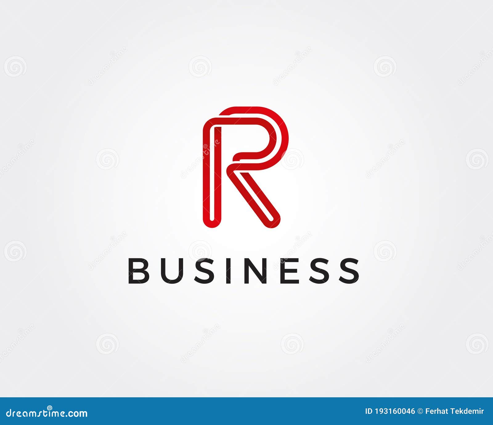 Minimal R Letter Logo Template - Vector Illustration Stock Vector ...