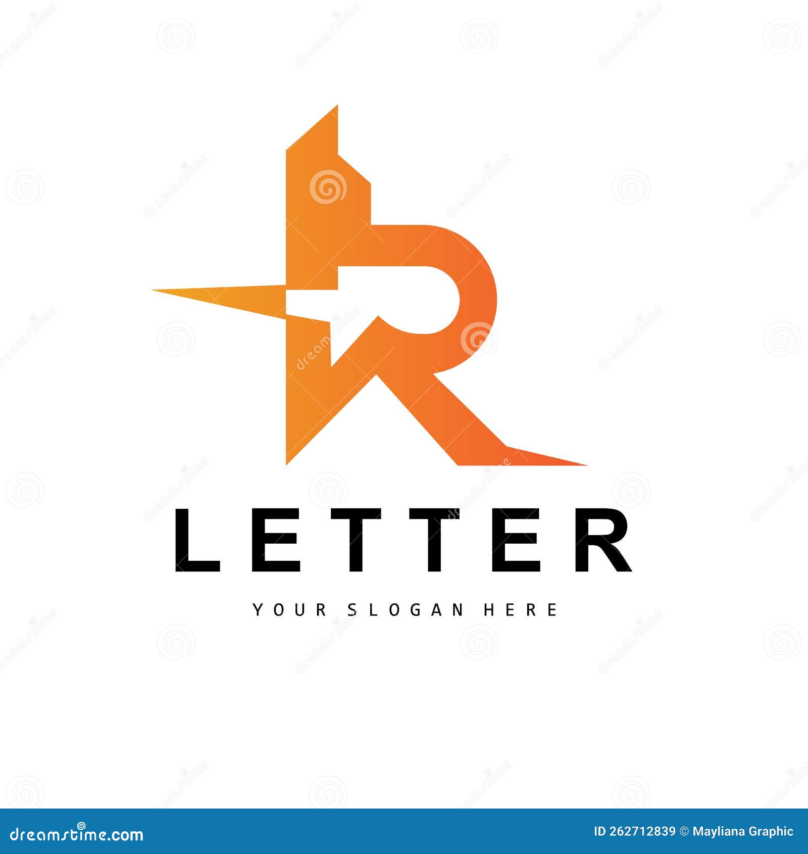 R Letter Logo, Vector Alphabet Symbol, Design for Brand Logos with ...