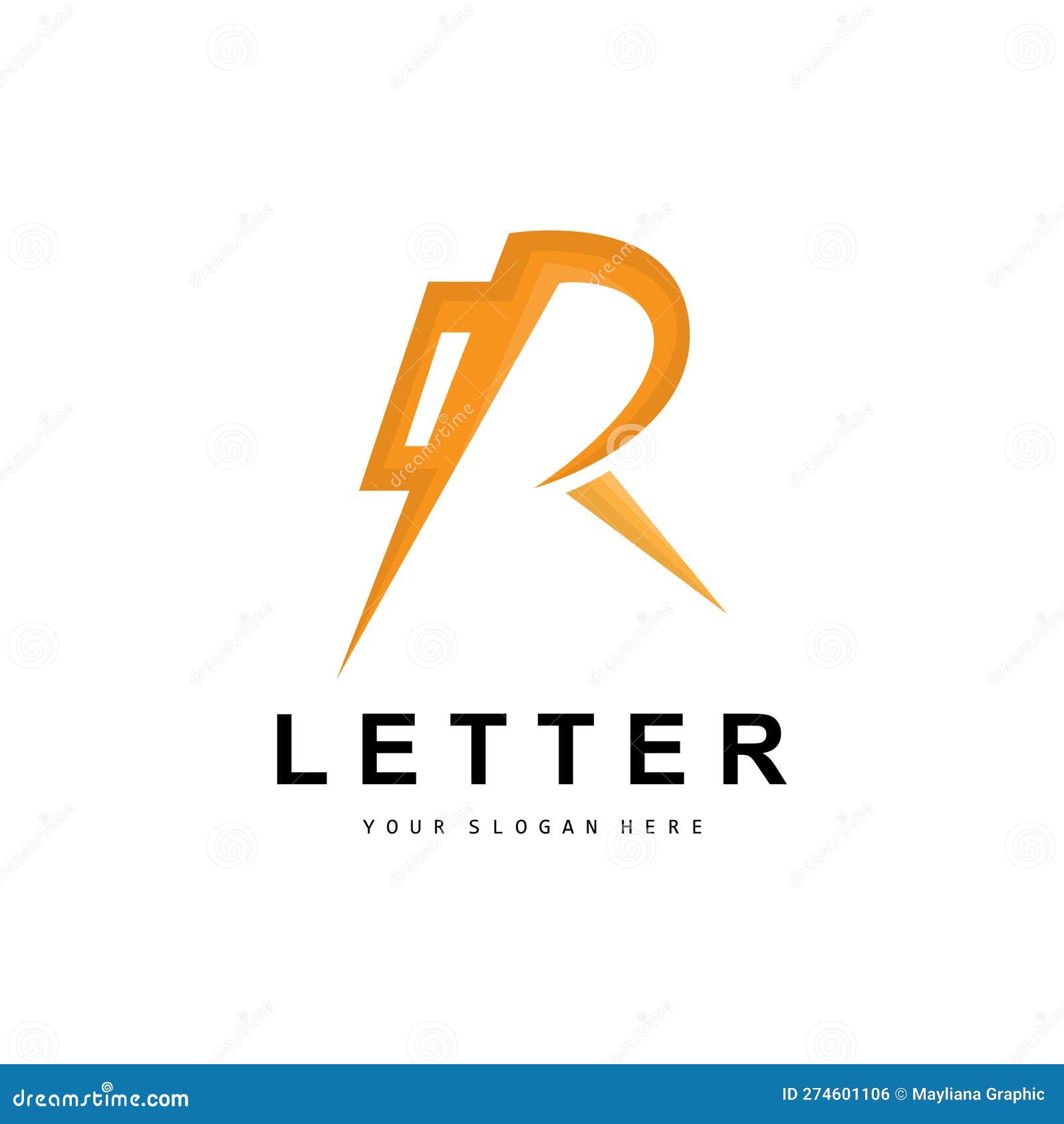 R Letter Logo, Vector Alphabet Symbol, Design for Brand Logos with ...