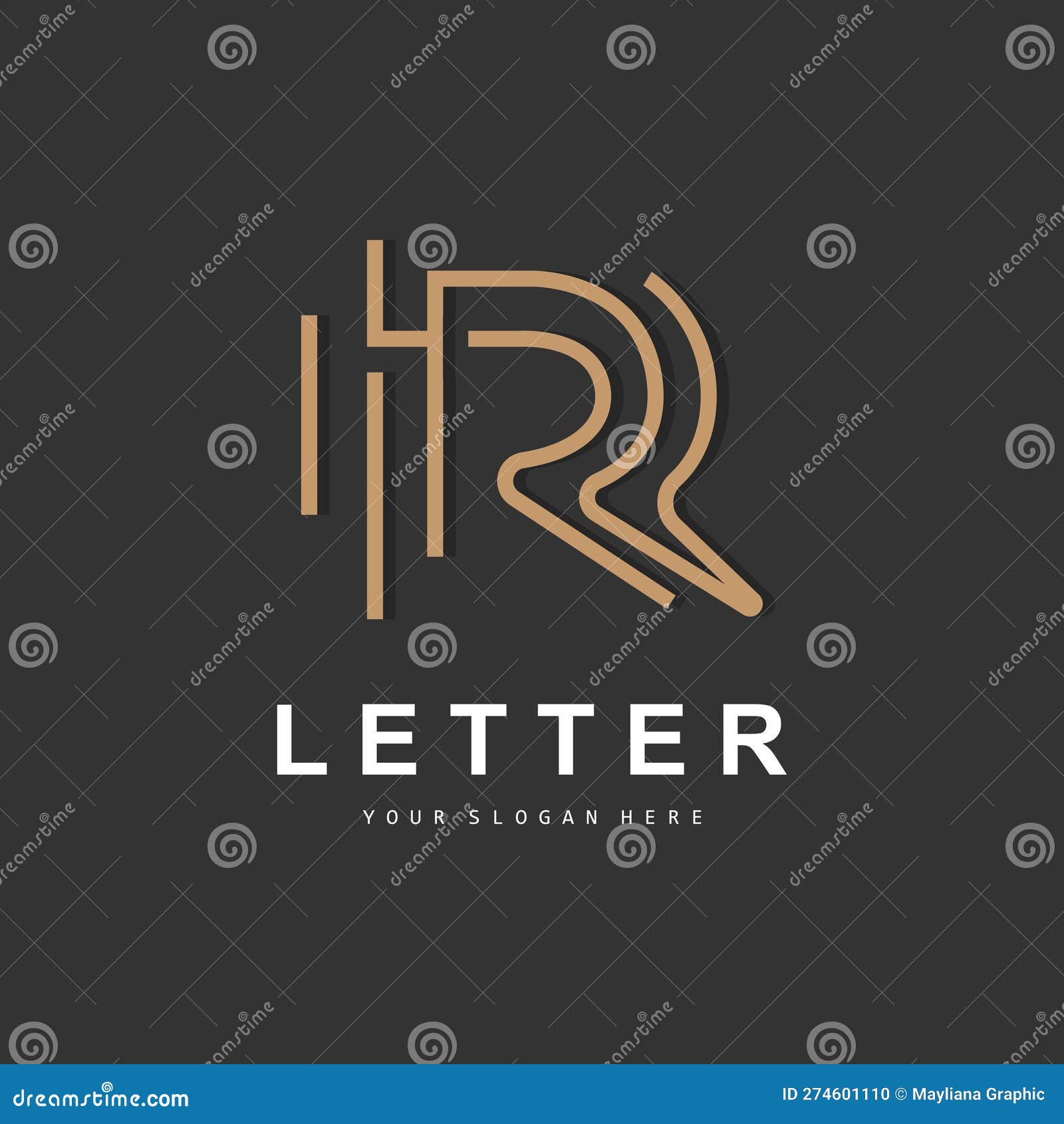 R Letter Logo, Vector Alphabet Symbol, Design for Brand Logos with ...