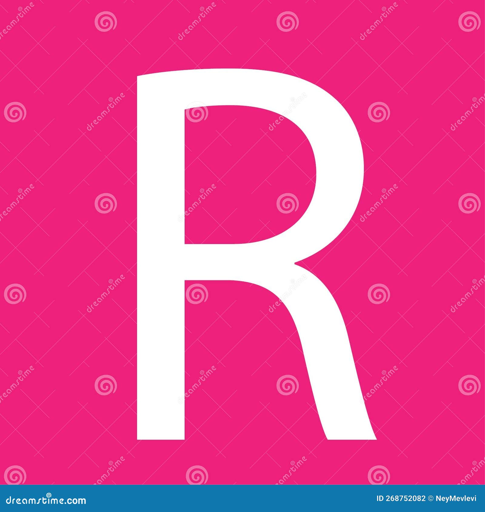 R Letter On Pink Background Royalty-Free Stock Image | CartoonDealer ...