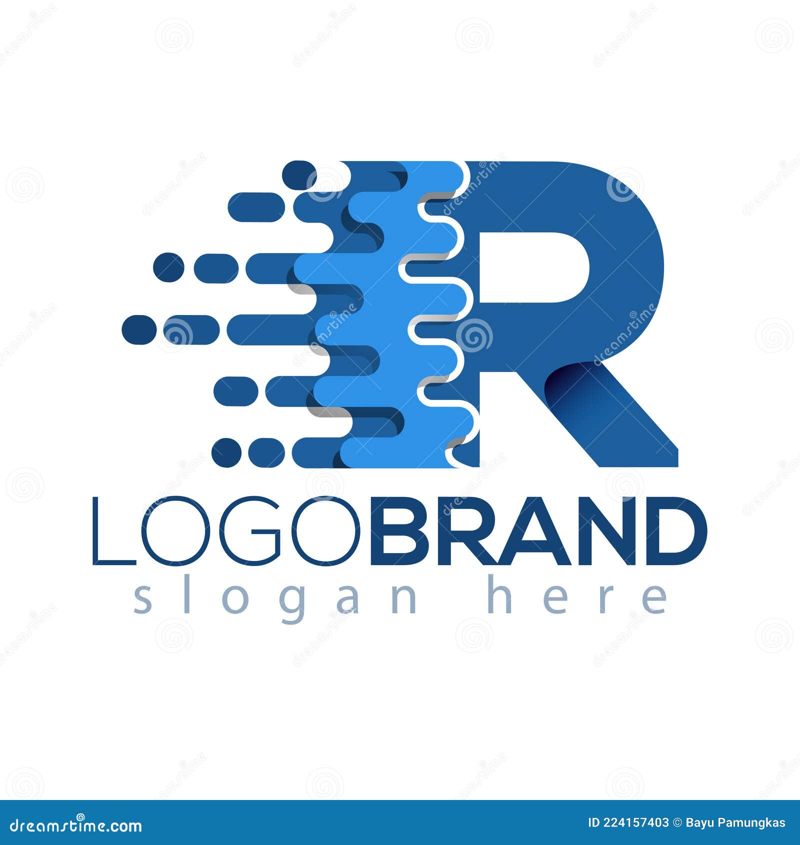 R Letter Pixel Icon Vector Logo Element. Letter Speed Logo Template ...