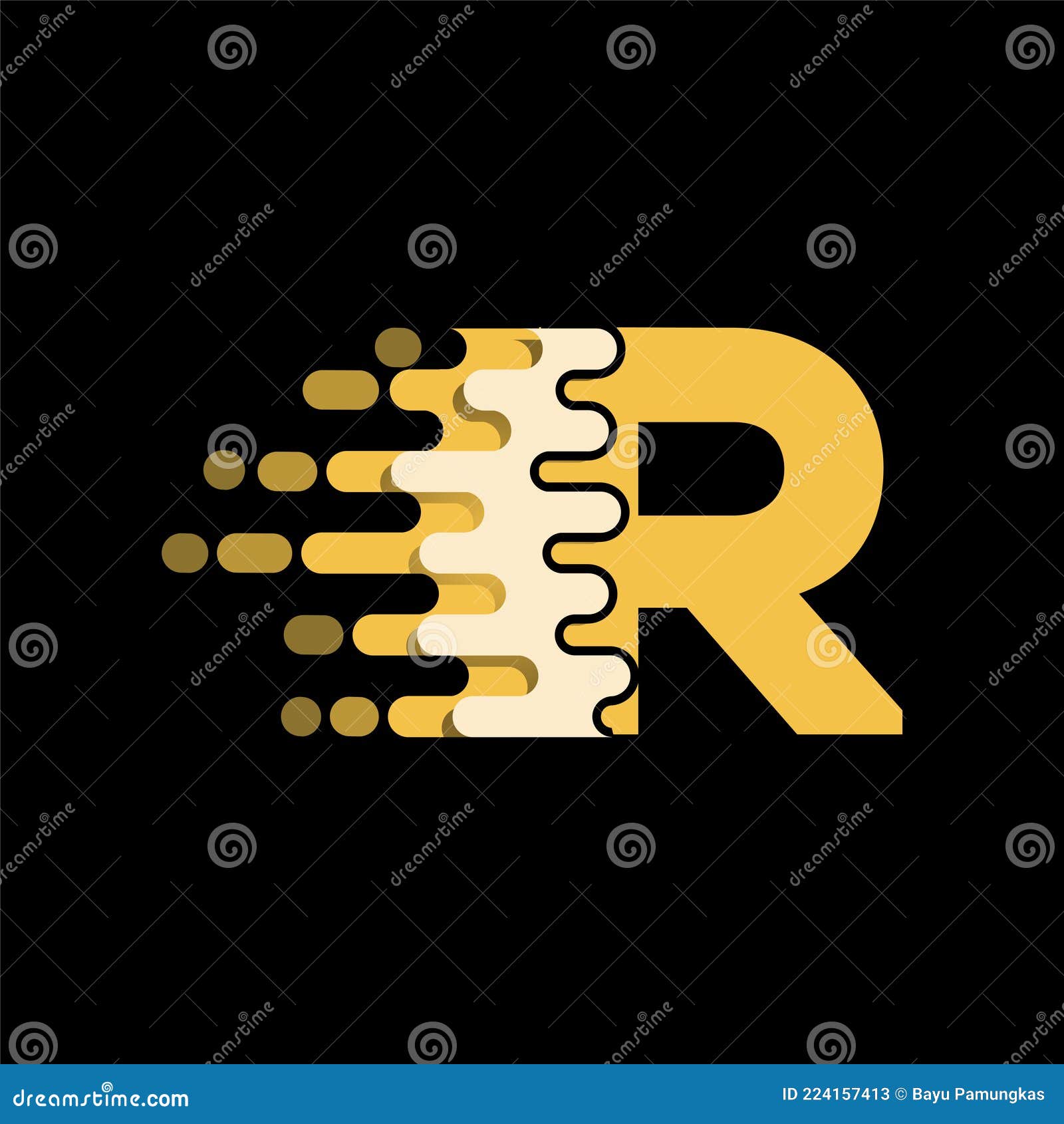 R Letter Pixel Icon Vector Logo Element. Letter Speed Logo Template ...