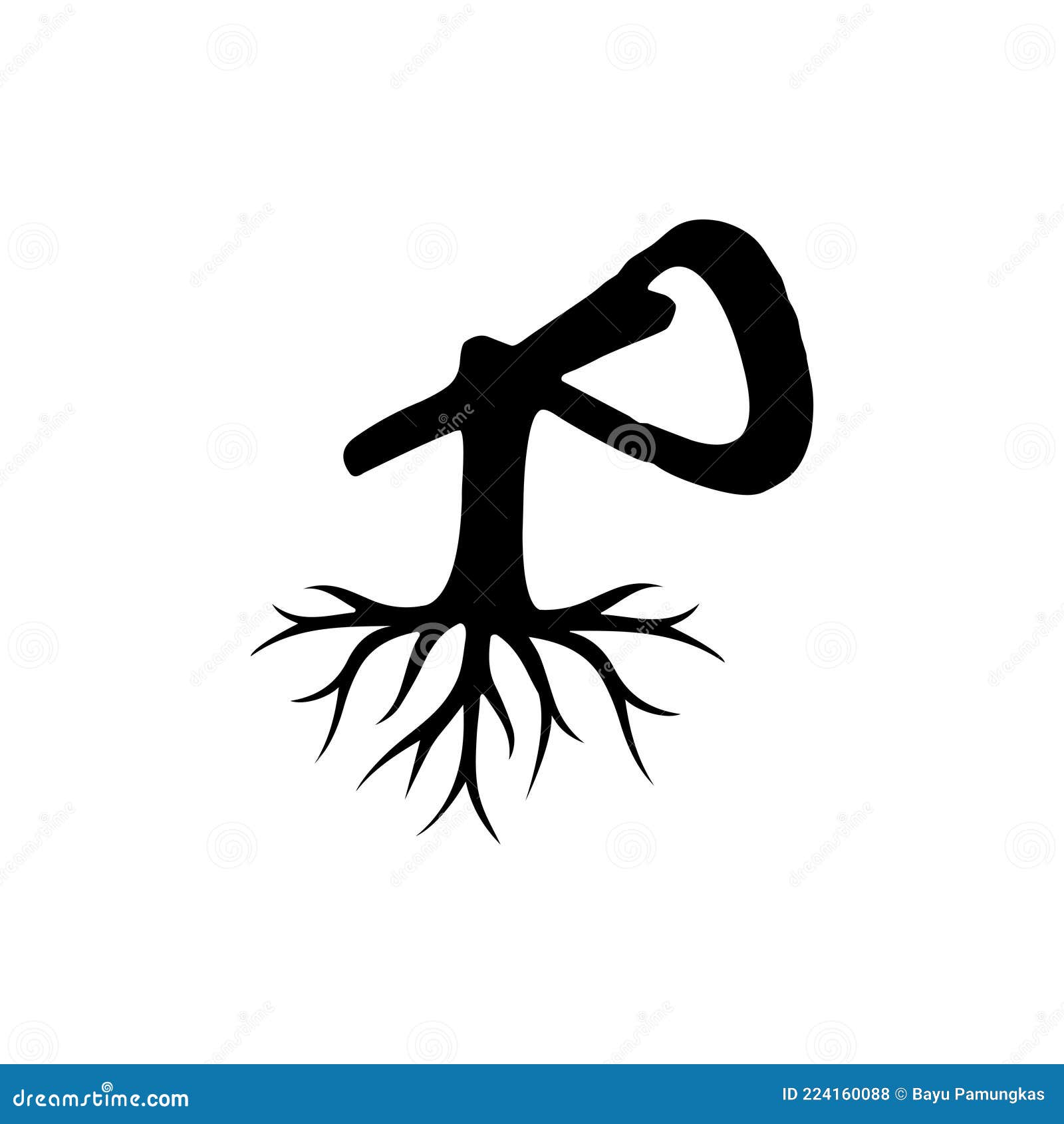 R Letter Root Logo Element Template Stock Vector - Illustration of ...