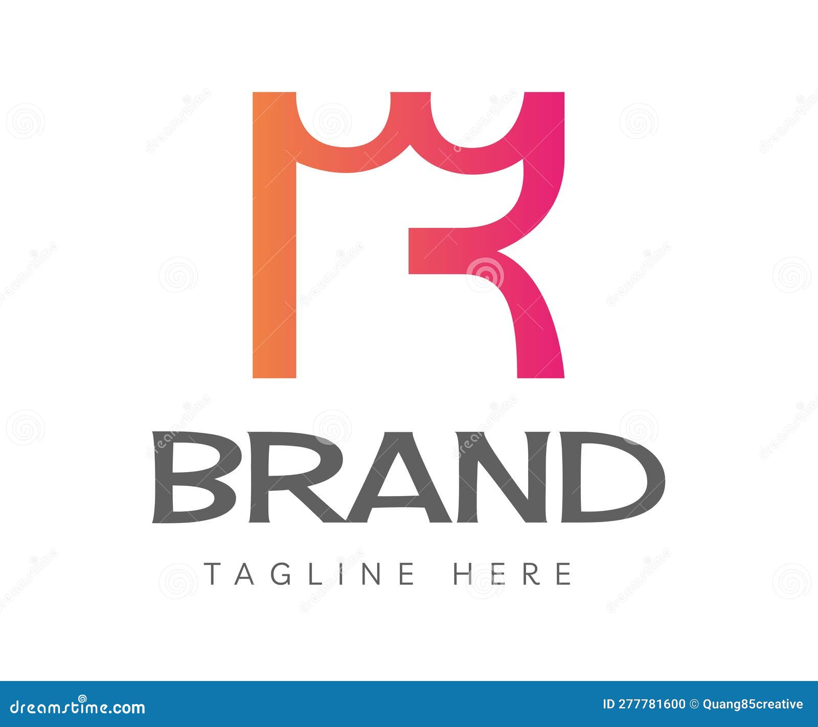 Letter R Logo Design. Letter R with Crown Logo Stock Vector ...