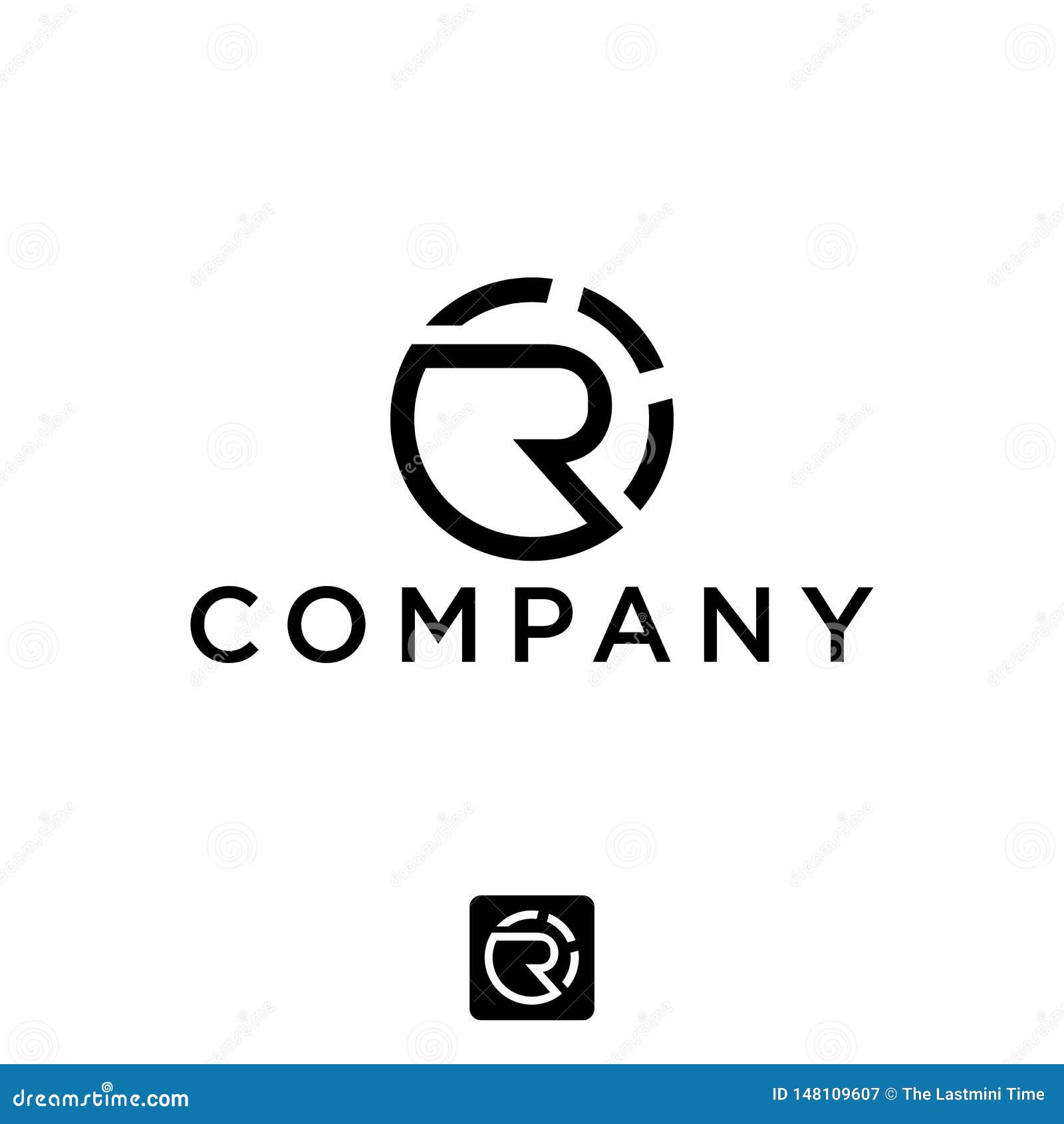 R logo concept stock vector. Illustration of shape, logotype - 148109607