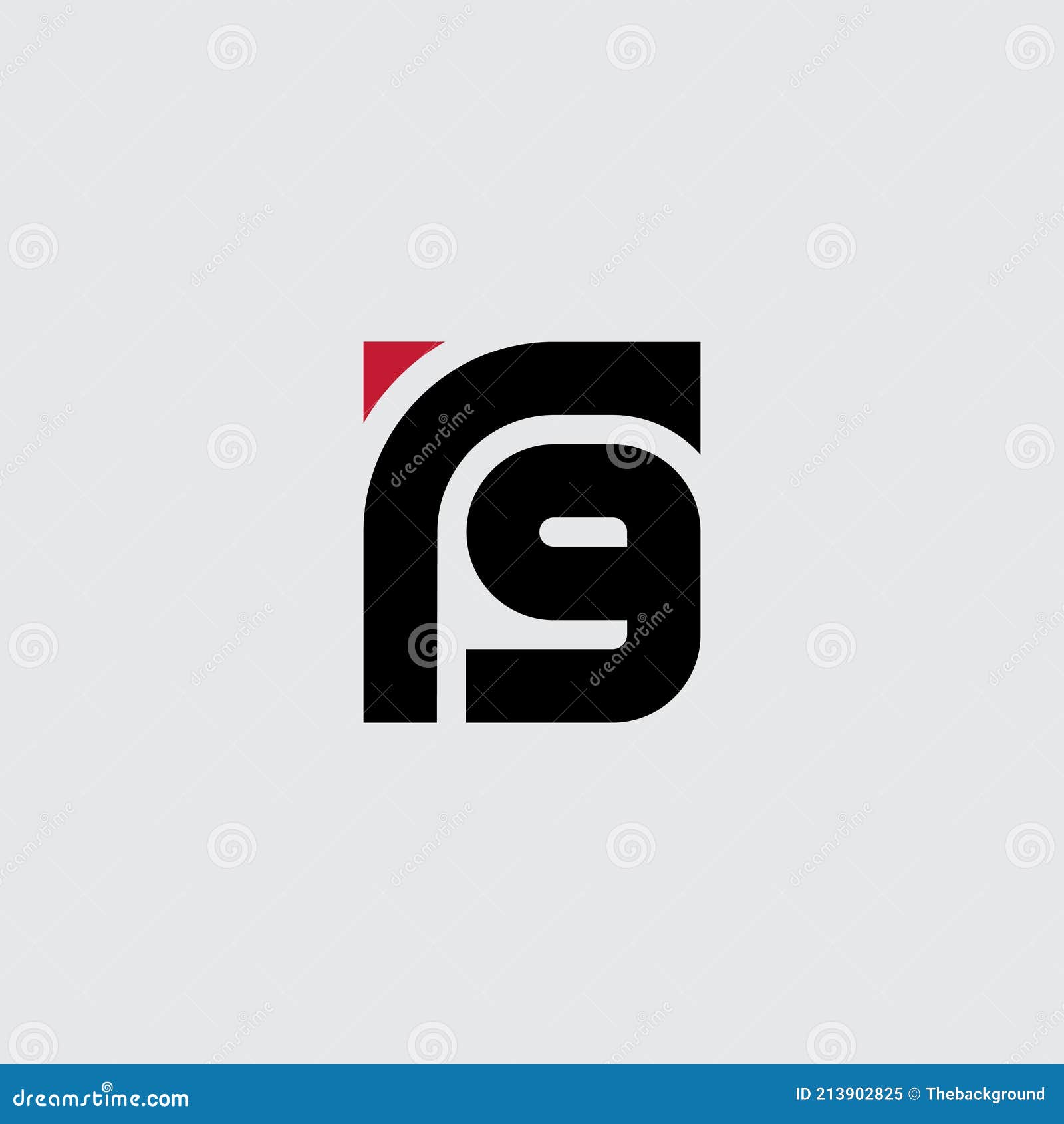 R and 9 - Logo. R9 - Logotype. Design Element or Icon Stock Vector ...