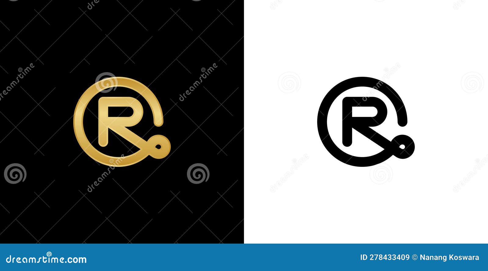R Logo, R Monogram, Initial R Logo, Letter R Logo, Icon, Vector Stock ...