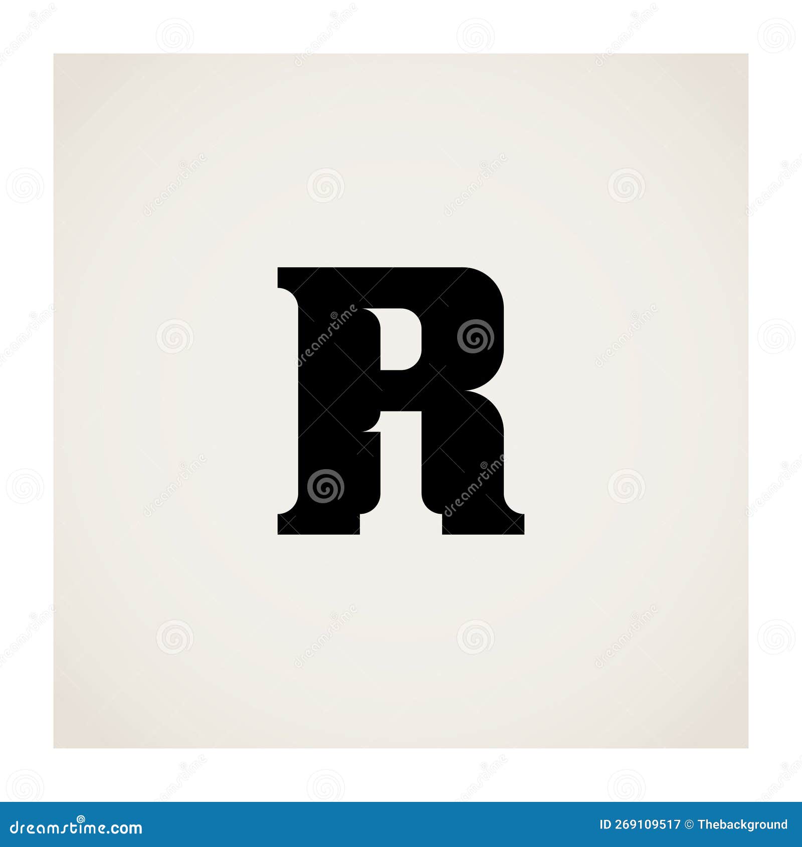 R1 Logo. Vector Design Element Or Icon. Monogram Or Logotype With ...