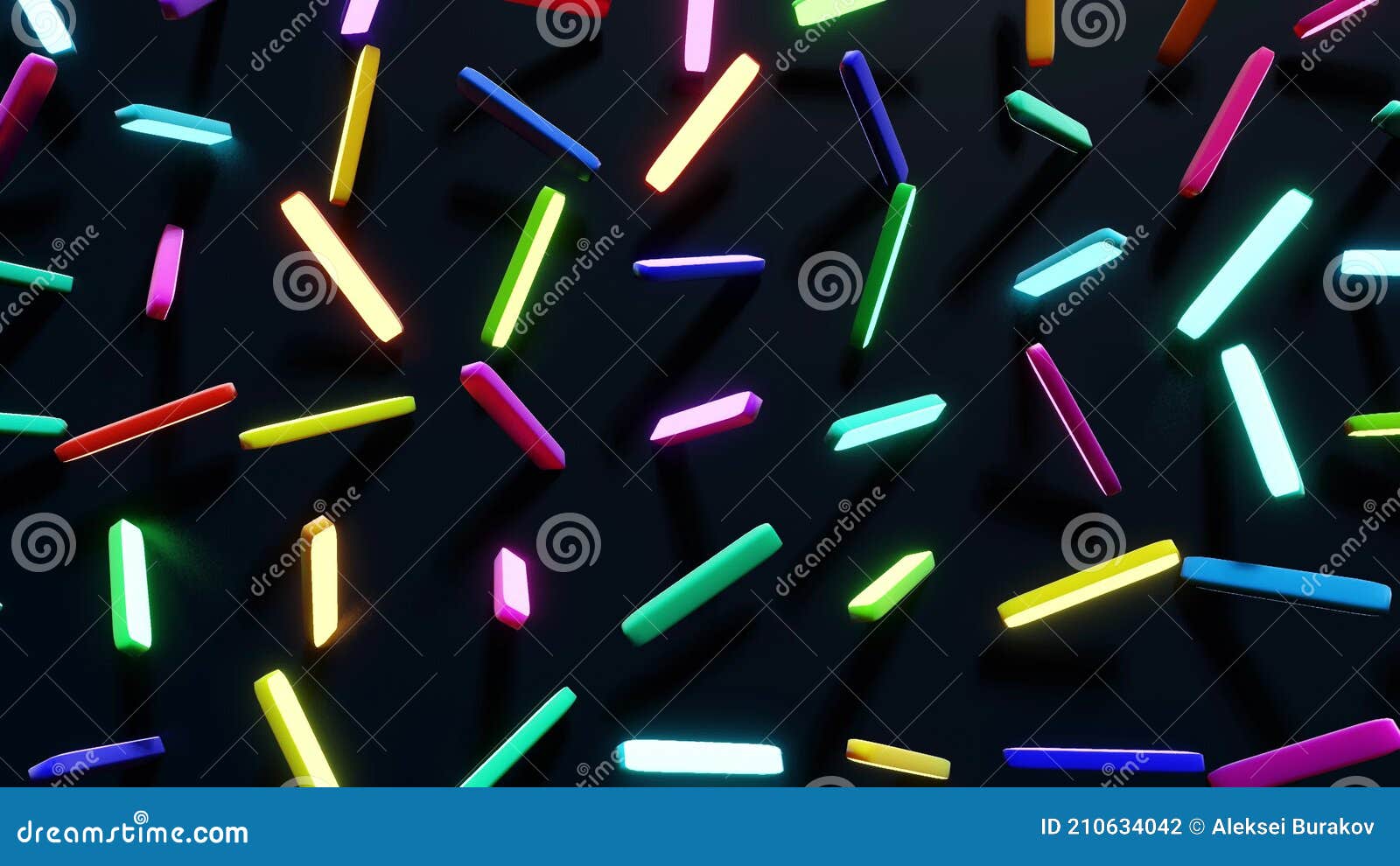 4r Loop Dark Background with Abstract Blocks on Plane Like Devices with ...