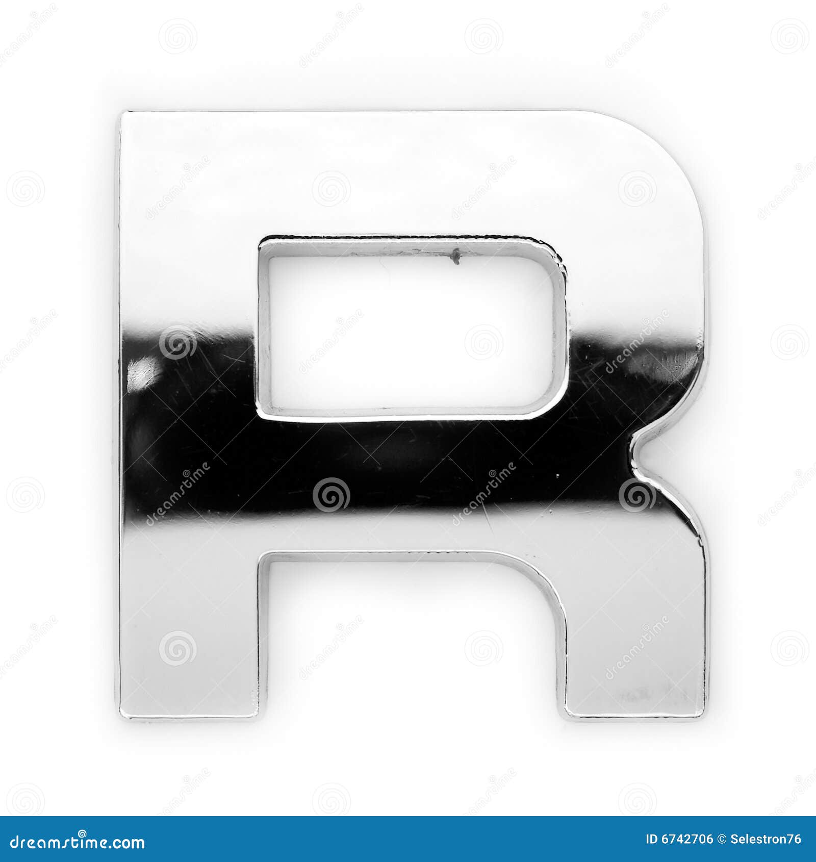 R - Metal letter stock photo. Image of iron, monotype - 6742706