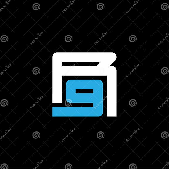 R9 - Monogram or Logotype. Design Element or Icon. Vector Stock Vector ...