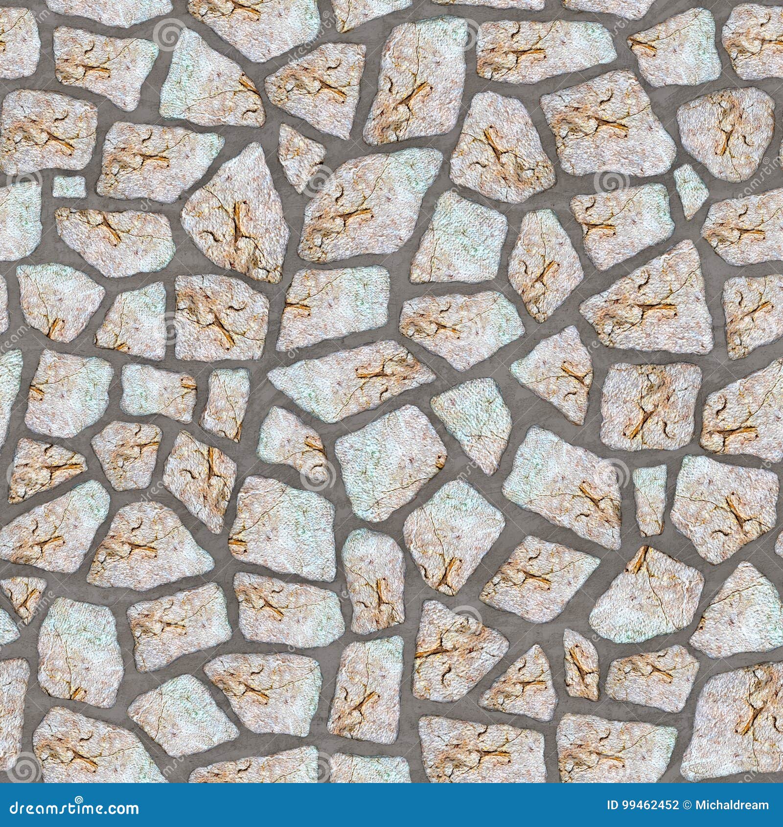 R065 Seamless Texture - Stone Wall Stock Illustration - Illustration of ...