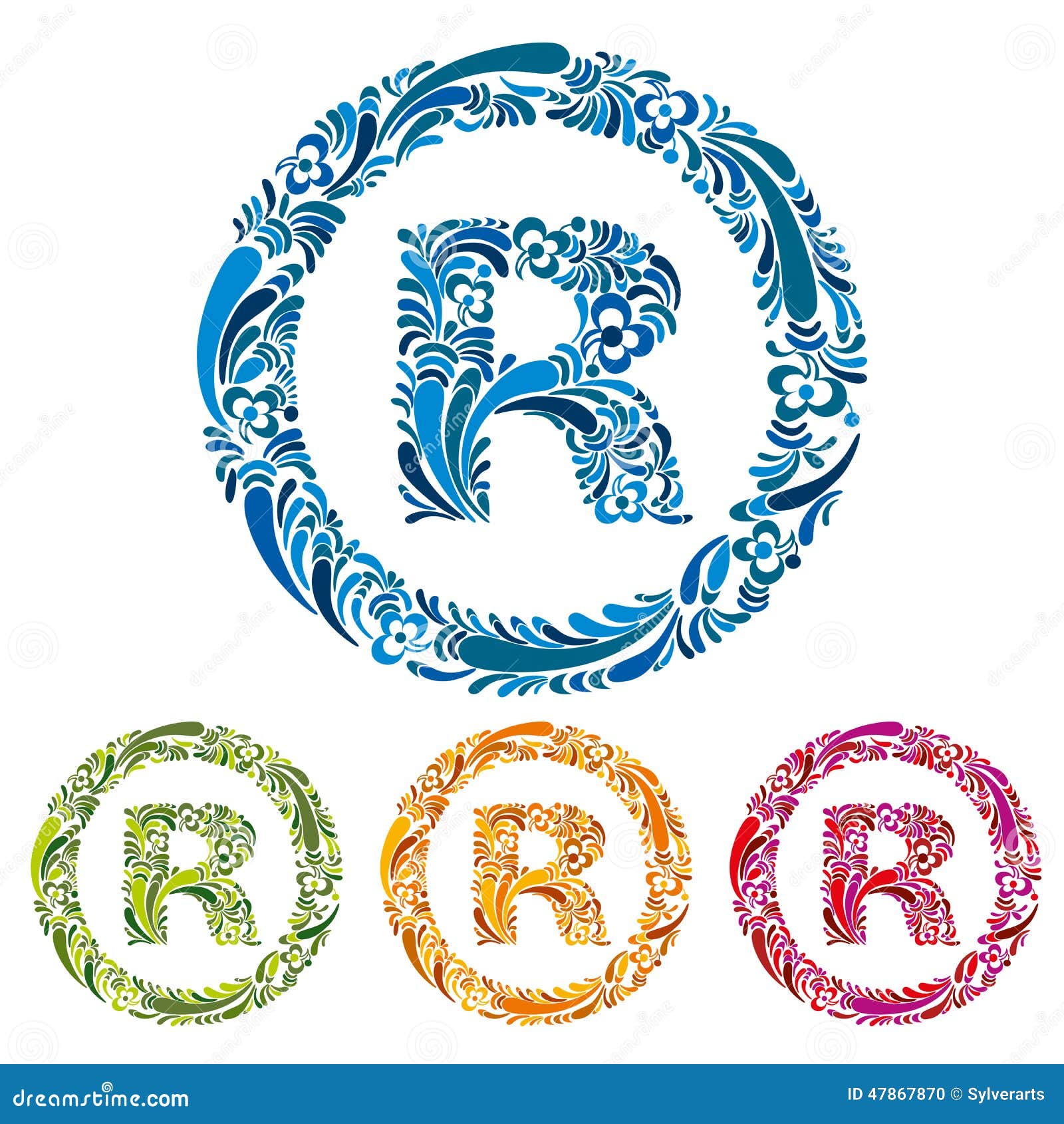 R Symbol, Vector Illustration. Stock Vector - Illustration of digitally ...