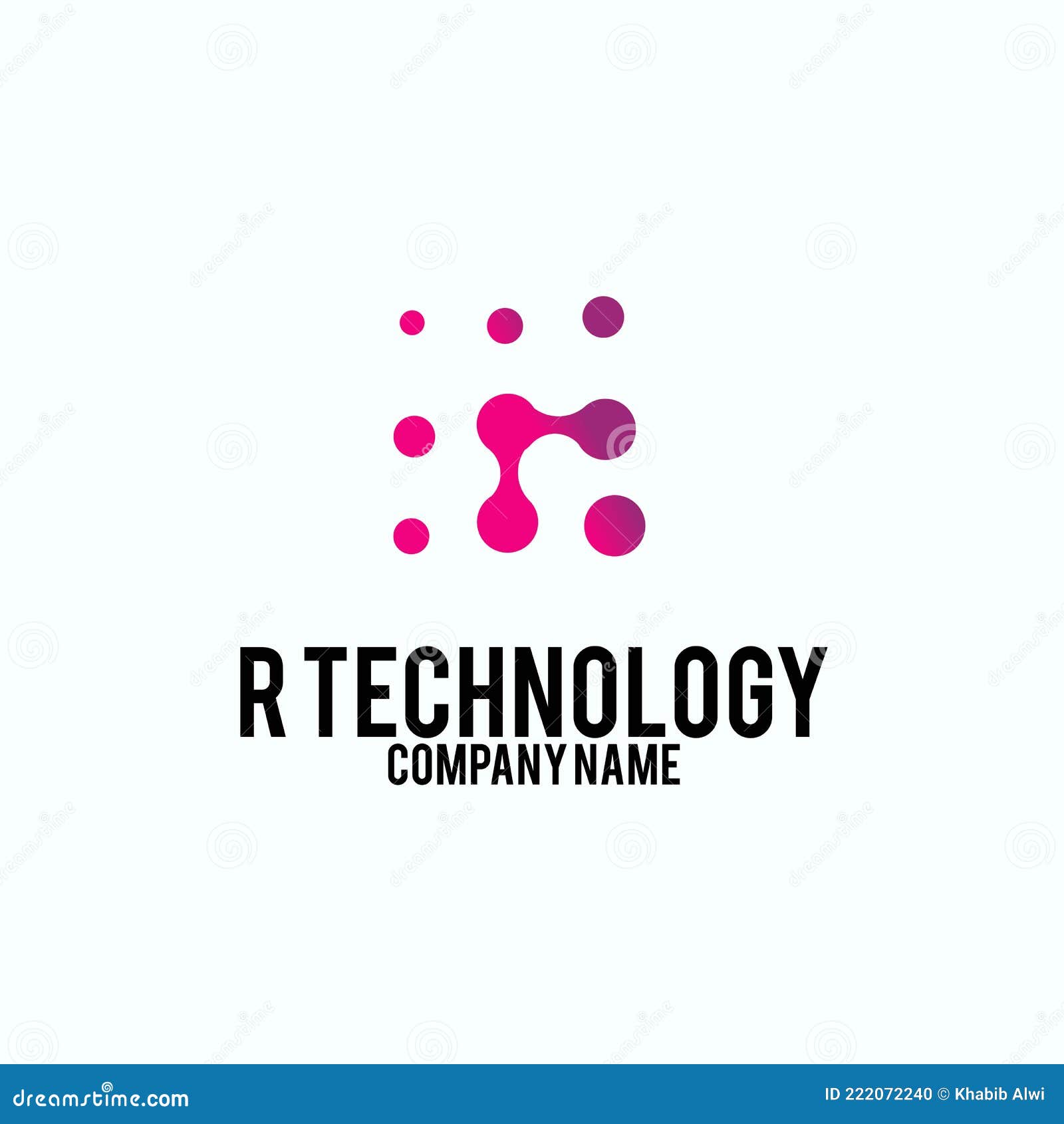 R TECHNOLOGY logo stock vector. Illustration of icon - 222072240